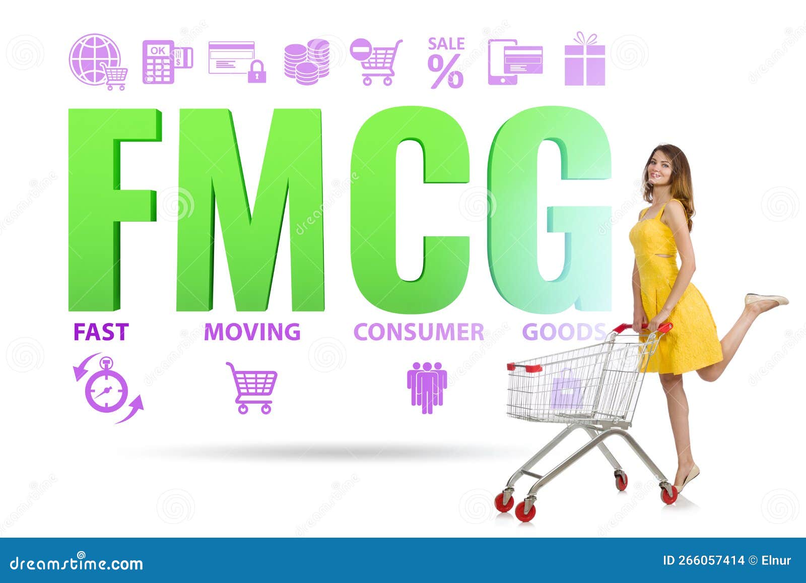 FMCG Concept - Fast Moving Consumer Goods Stock Photo - Image of fmcg ...