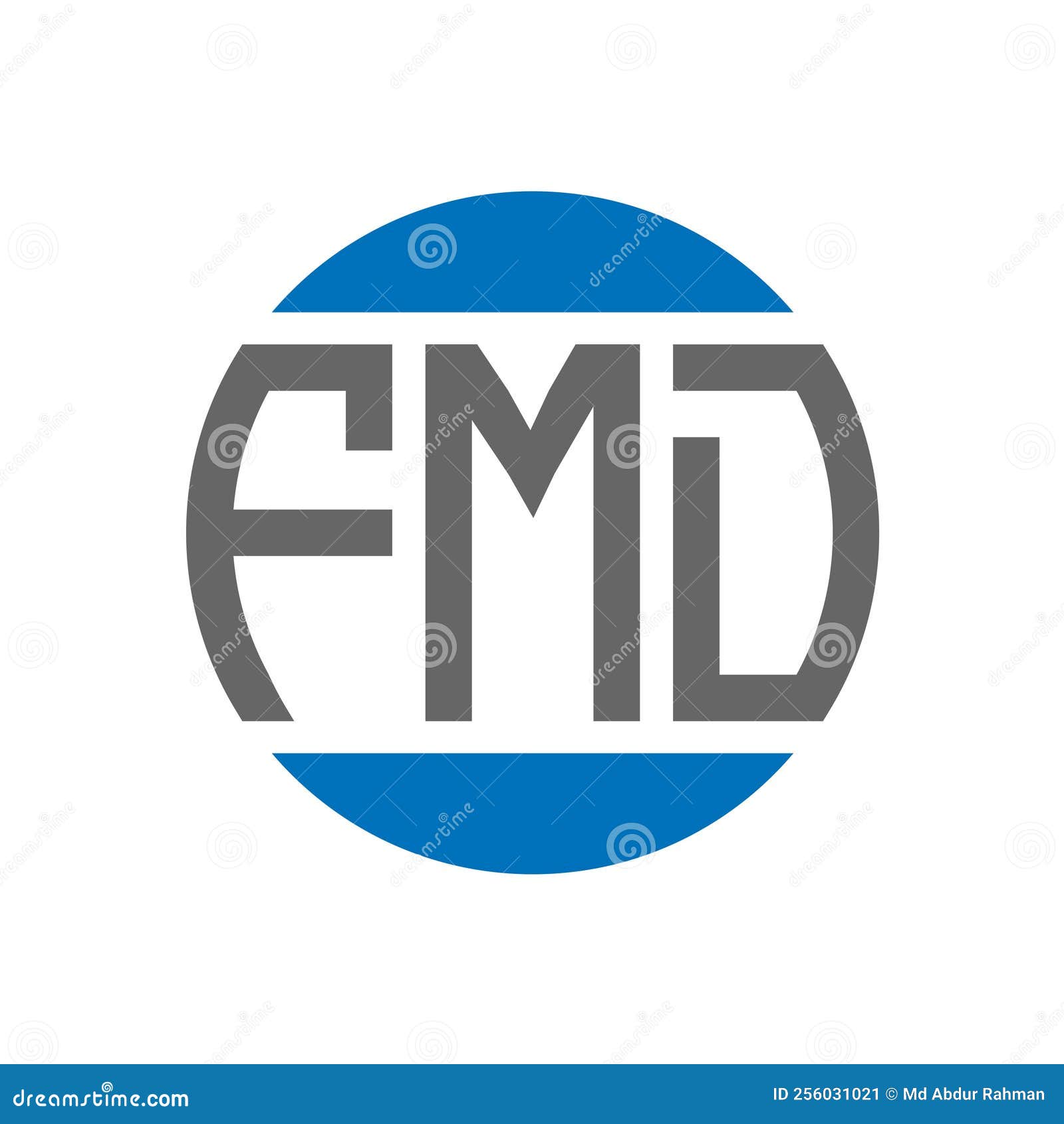 FMD Letter Logo Design On White Background. FMD Creative Initials ...