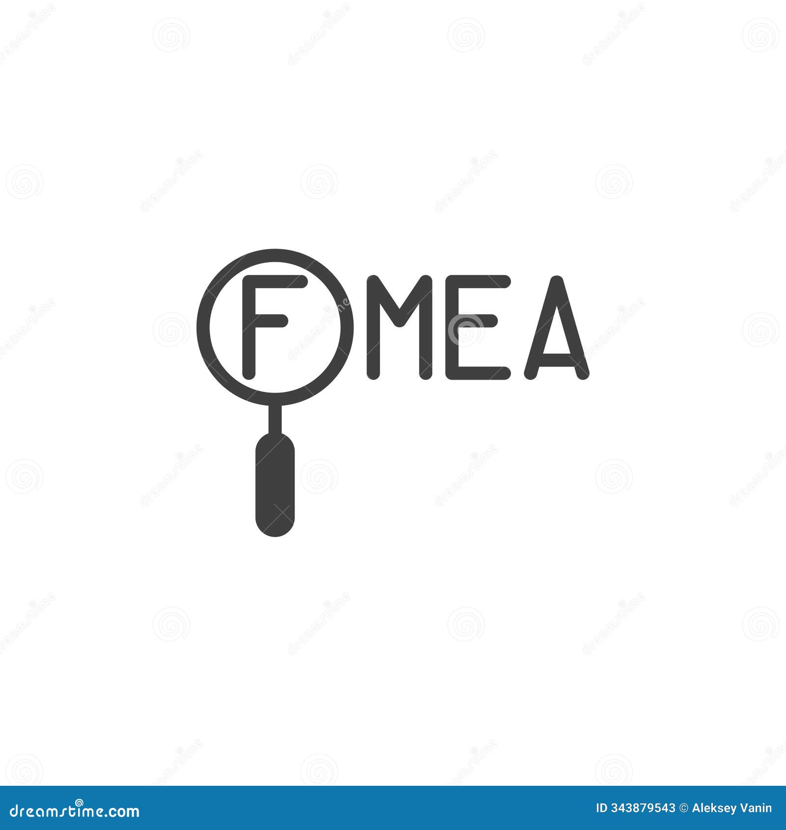 FMEA Analysis vector icon stock vector. Illustration of glyph - 343879543