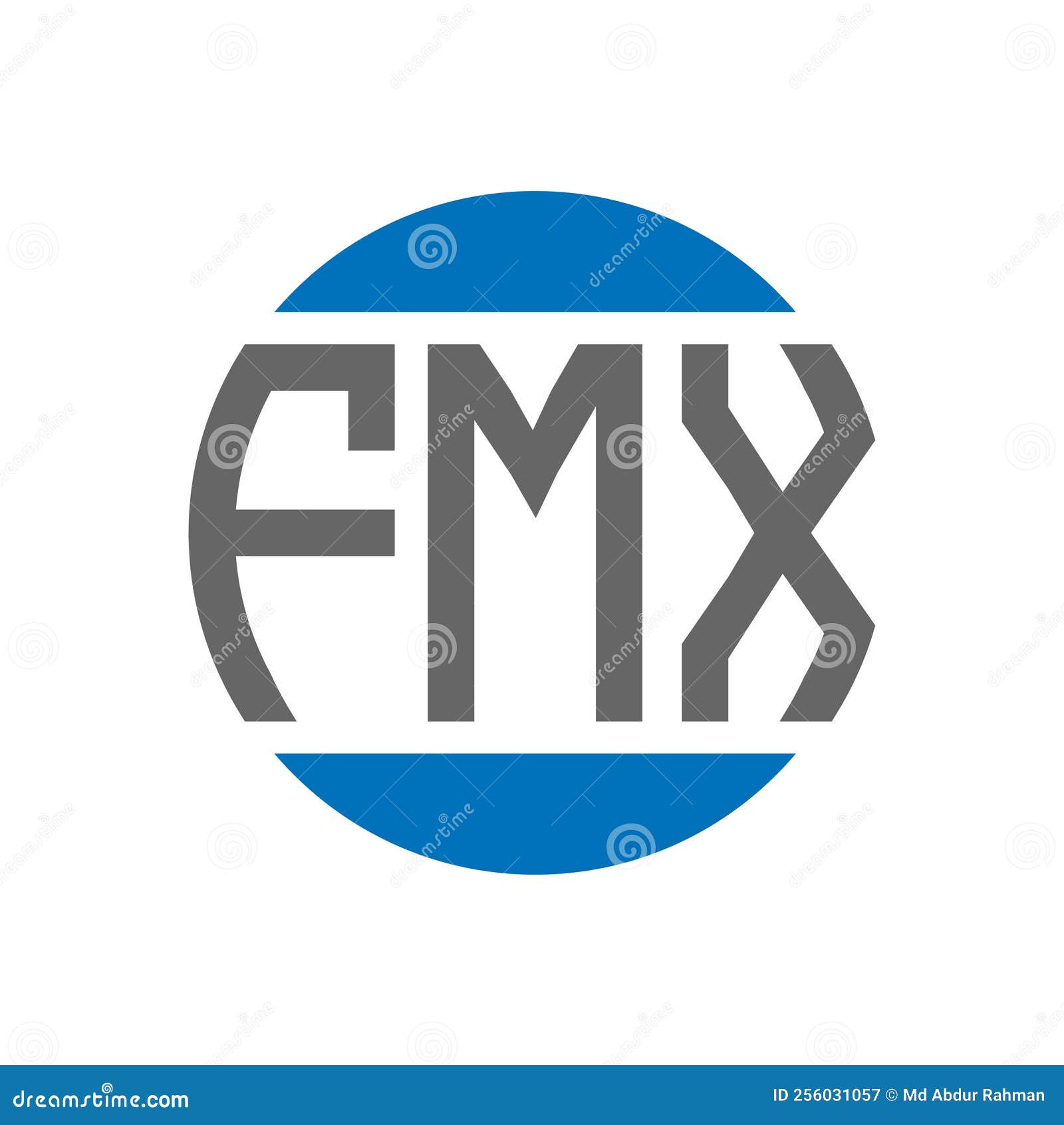 FMX Letter Logo Design on White Background. FMX Creative Initials ...