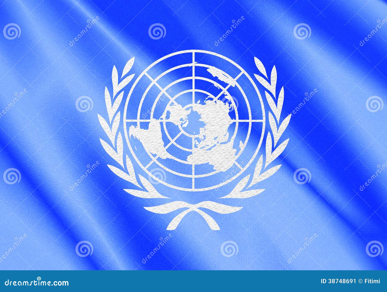FN-flagga redaktionell bild. Illustration av enigt, bakgrund - 38748691