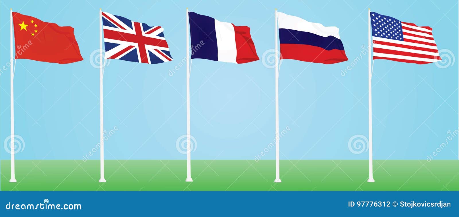 FN-flaggor vektor illustrationer. Illustration av askfat - 97776312