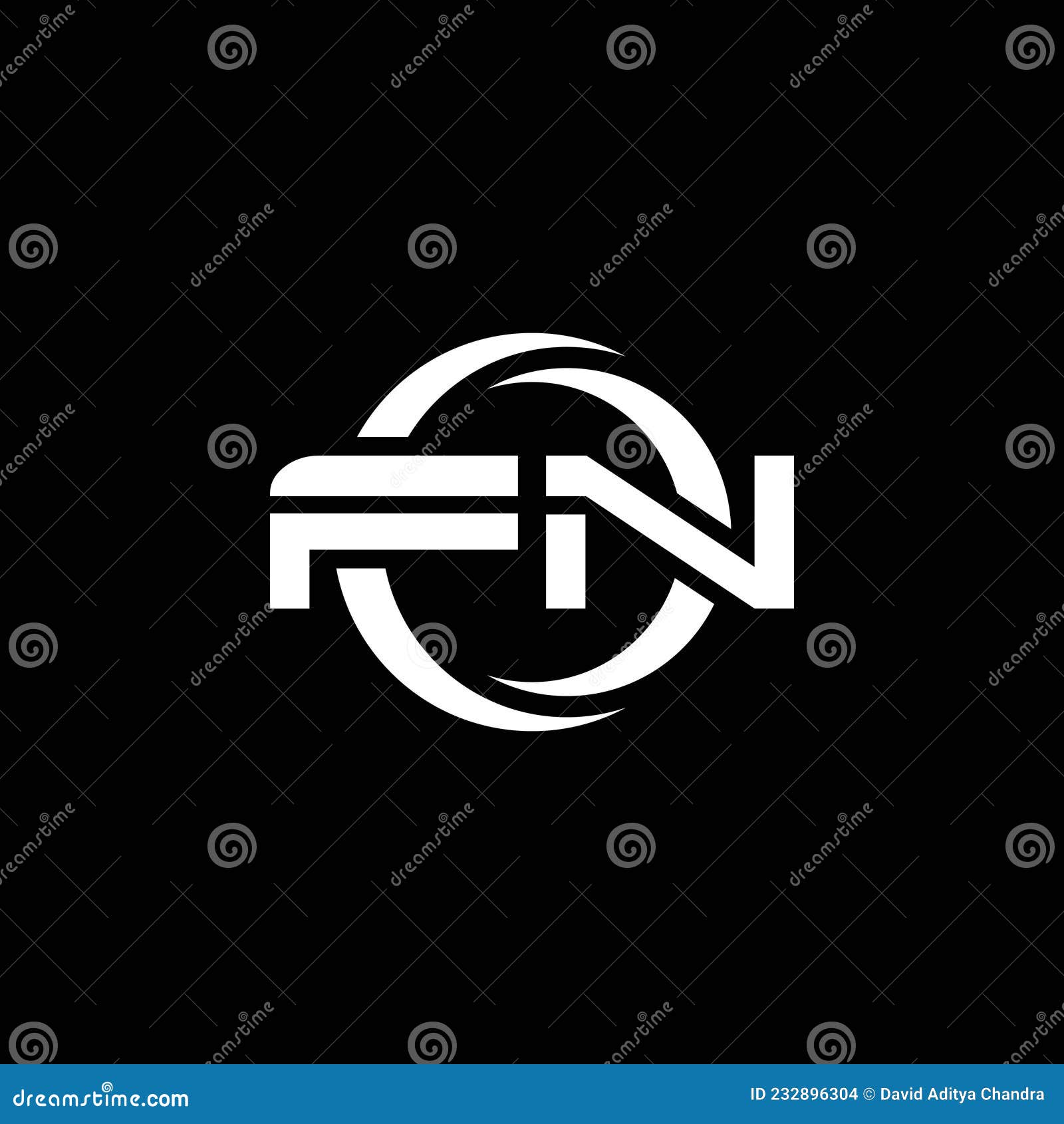 FN Logo Monogram Design Template Stock Vector - Illustration of brand ...