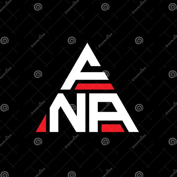 FNA Triangle Letter Logo Design with Triangle Shape. FNA Triangle Logo ...