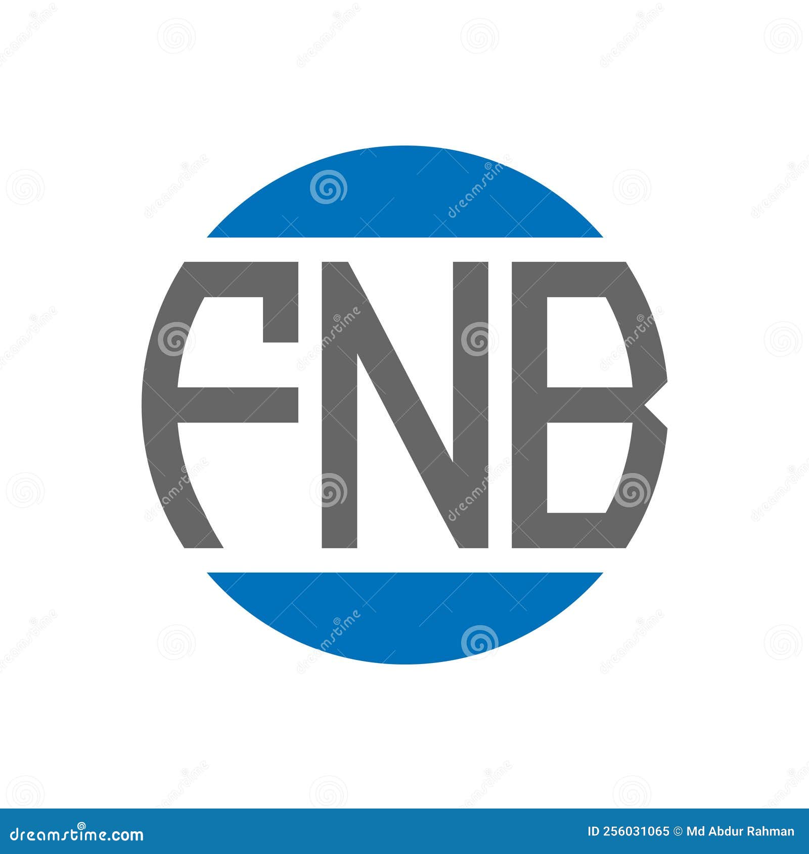 FNB Letter Logo Design on White Background. FNB Creative Initials ...