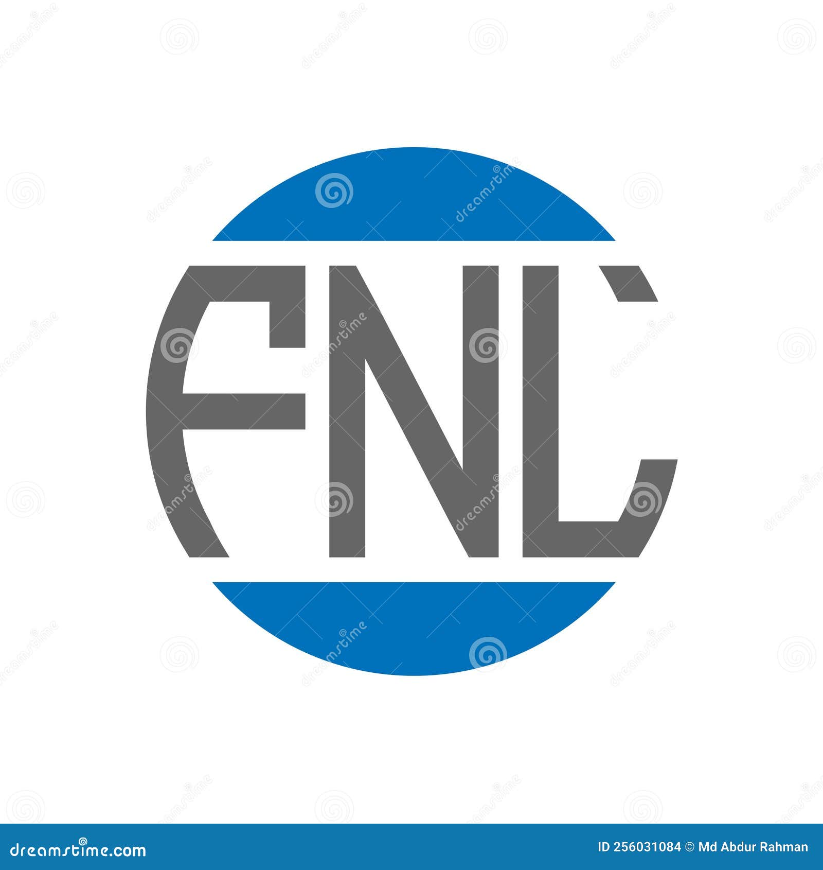 FNL Letter Logo Design on White Background. FNL Creative Initials ...