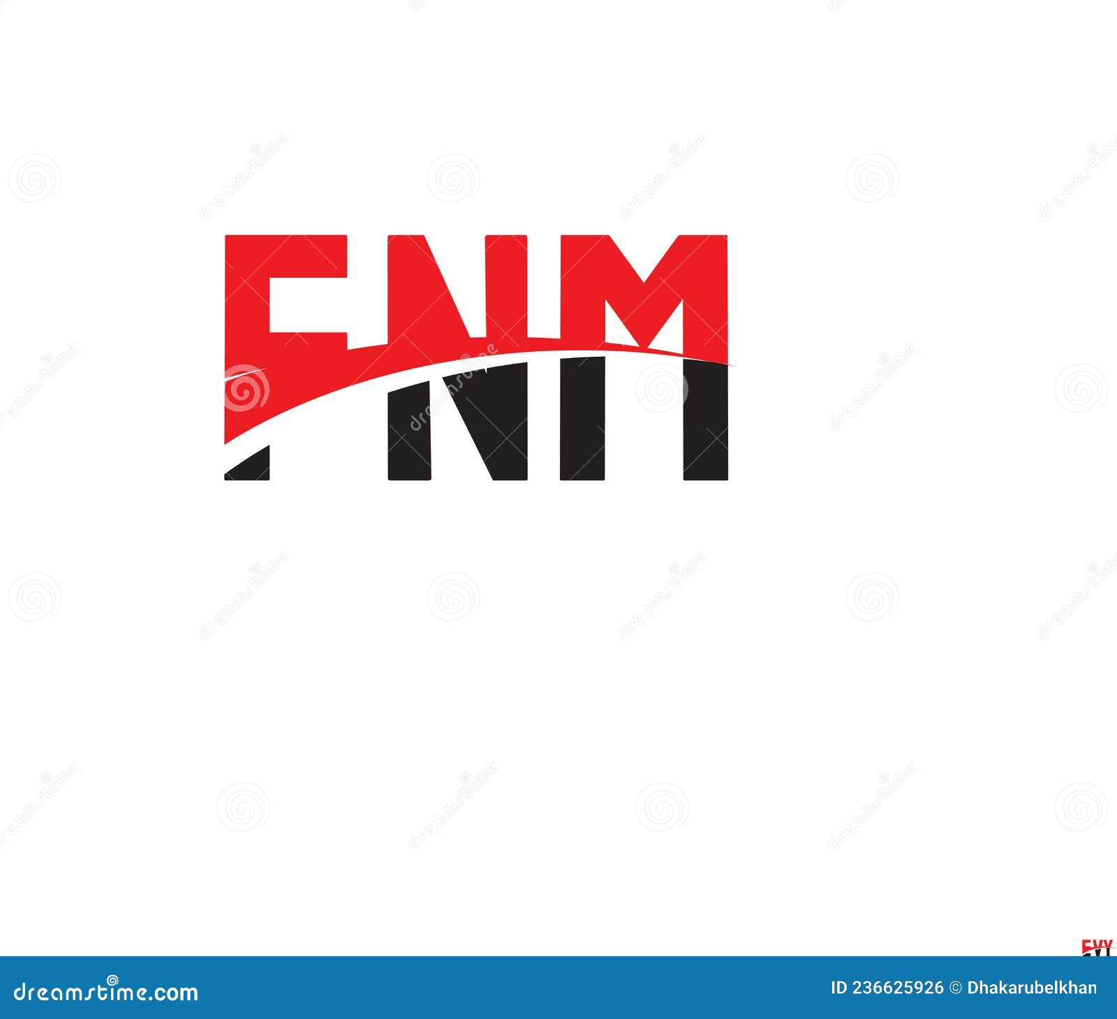 FNM Letter Initial Logo Design Vector Illustration Stock Vector ...