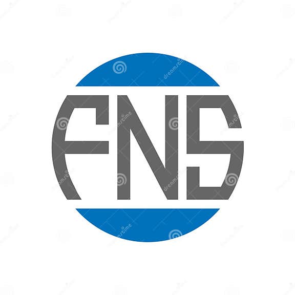 FNS Letter Logo Design on White Background. FNS Creative Initials ...
