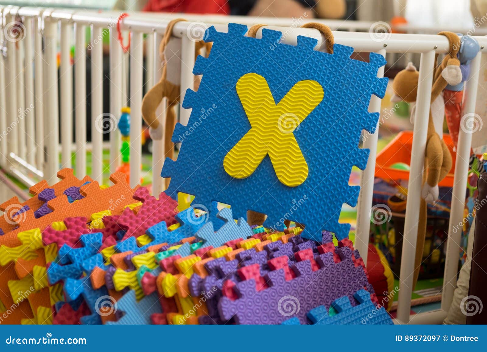 Foam Alphabet Puzzle Pieces, X Stock Image - Image of foam, letters ...