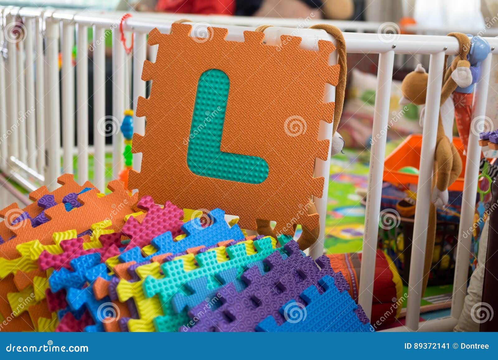Foam Alphabet Puzzle Pieces, L Stock Image - Image of foam, childhood ...