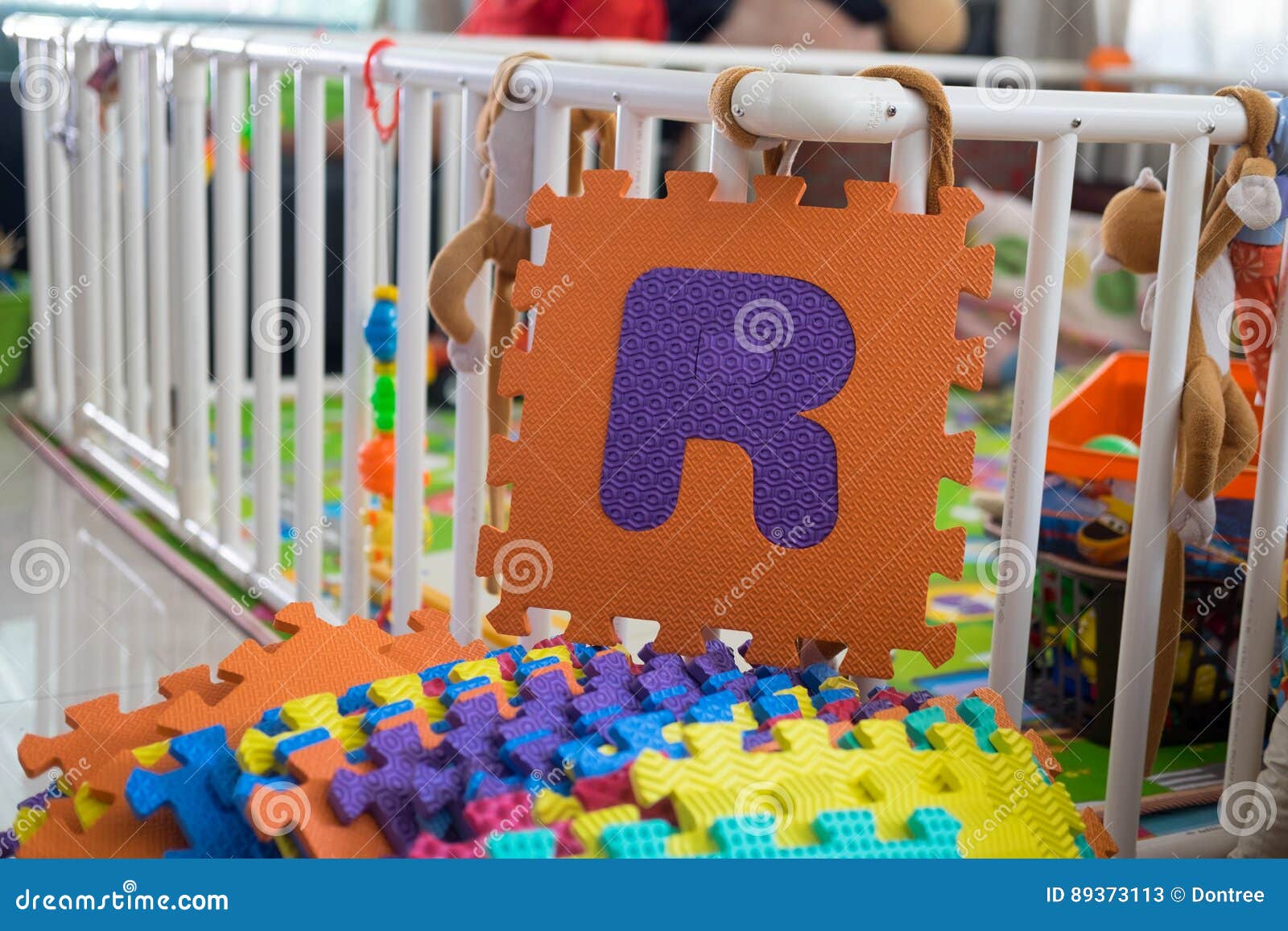 Foam Alphabet Puzzle Pieces, R Stock Image - Image of game, language ...