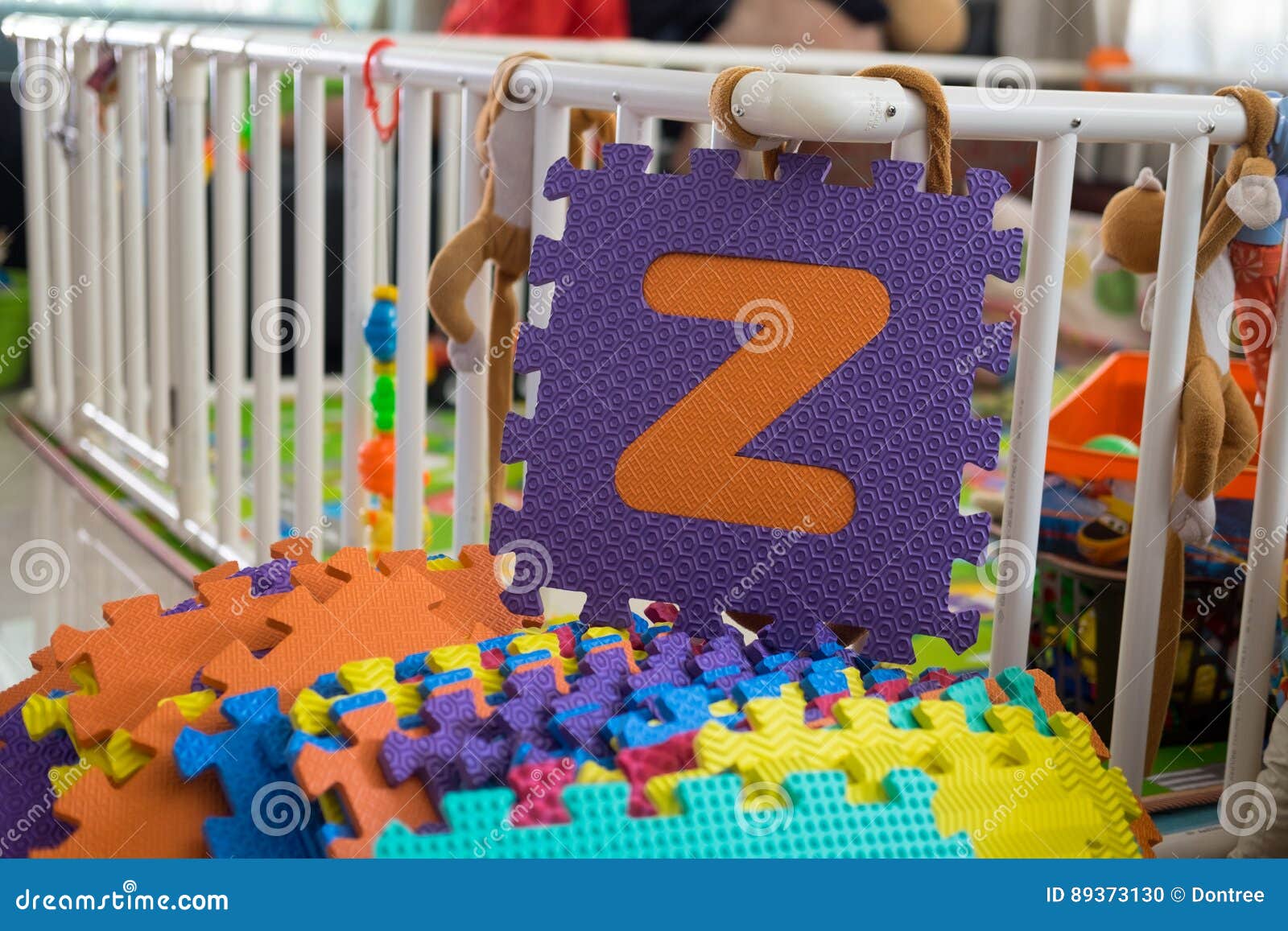 Foam Alphabet Puzzle Pieces, Z Stock Photo - Image of language, color ...