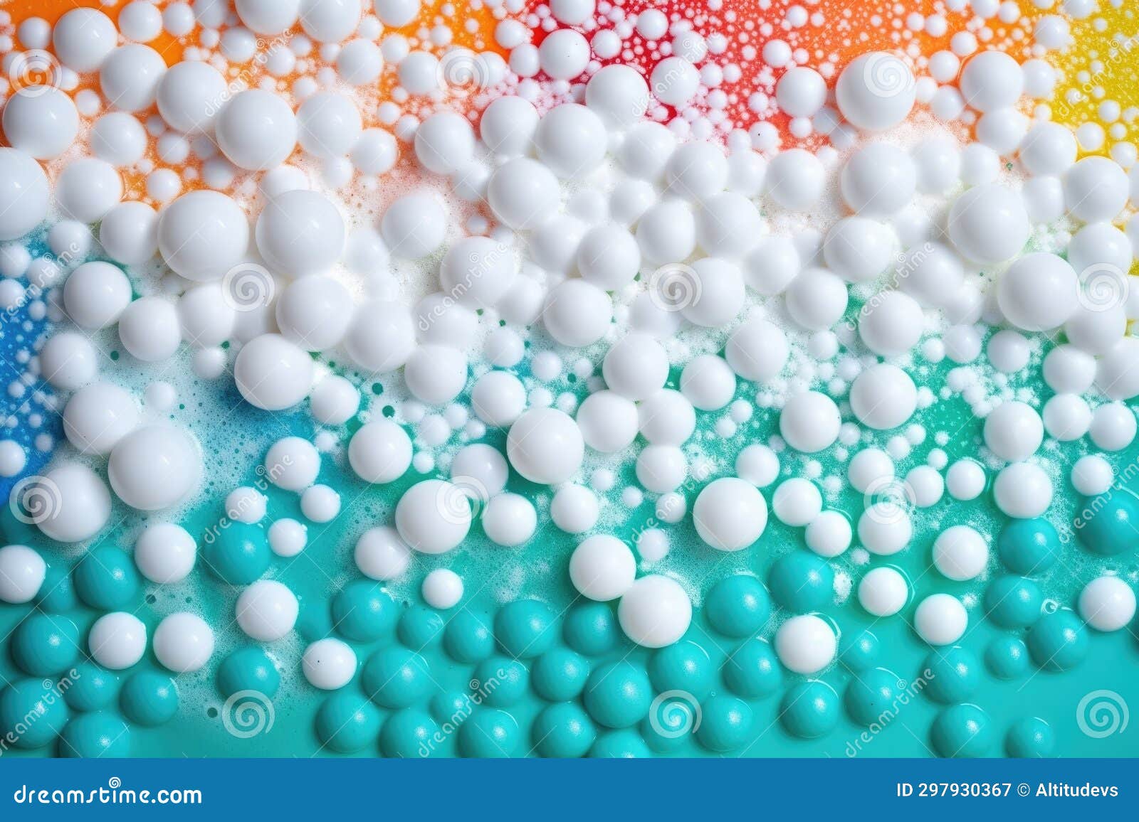 Foam Bubbles in a Cleaning Product Stock Image - Image of suds, washing ...