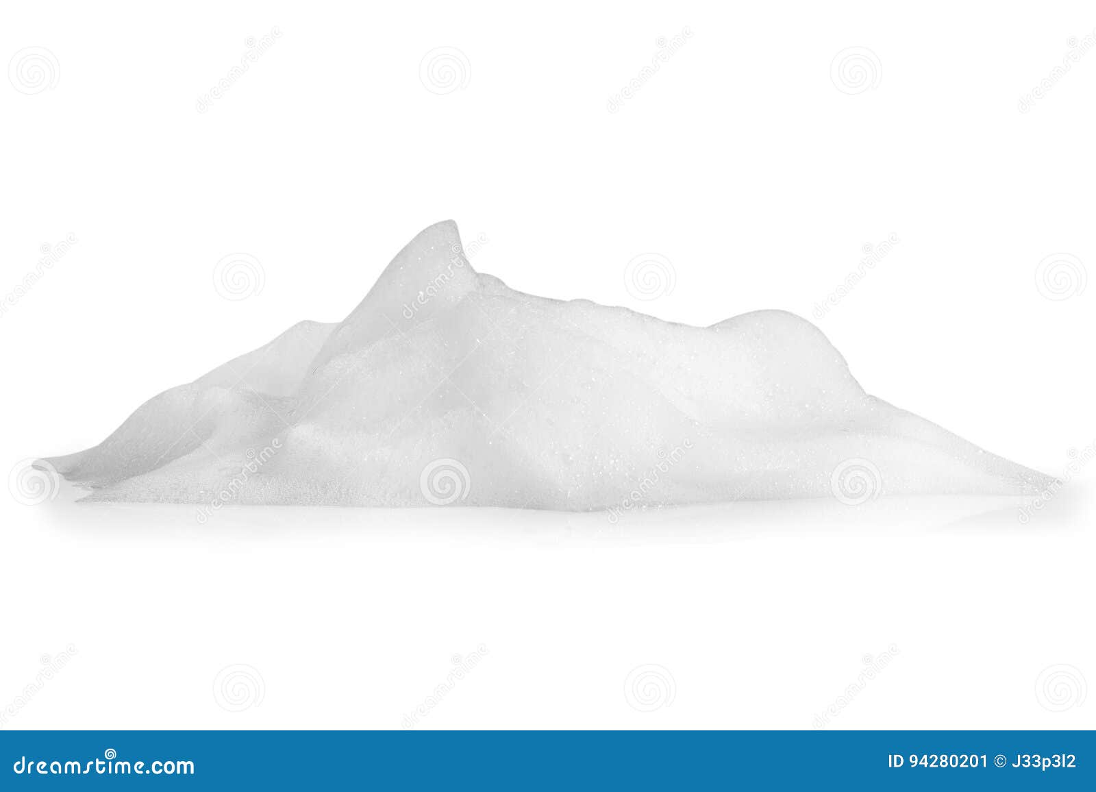 Foam Bubbles Texture Isolated on White Background Stock Image - Image ...