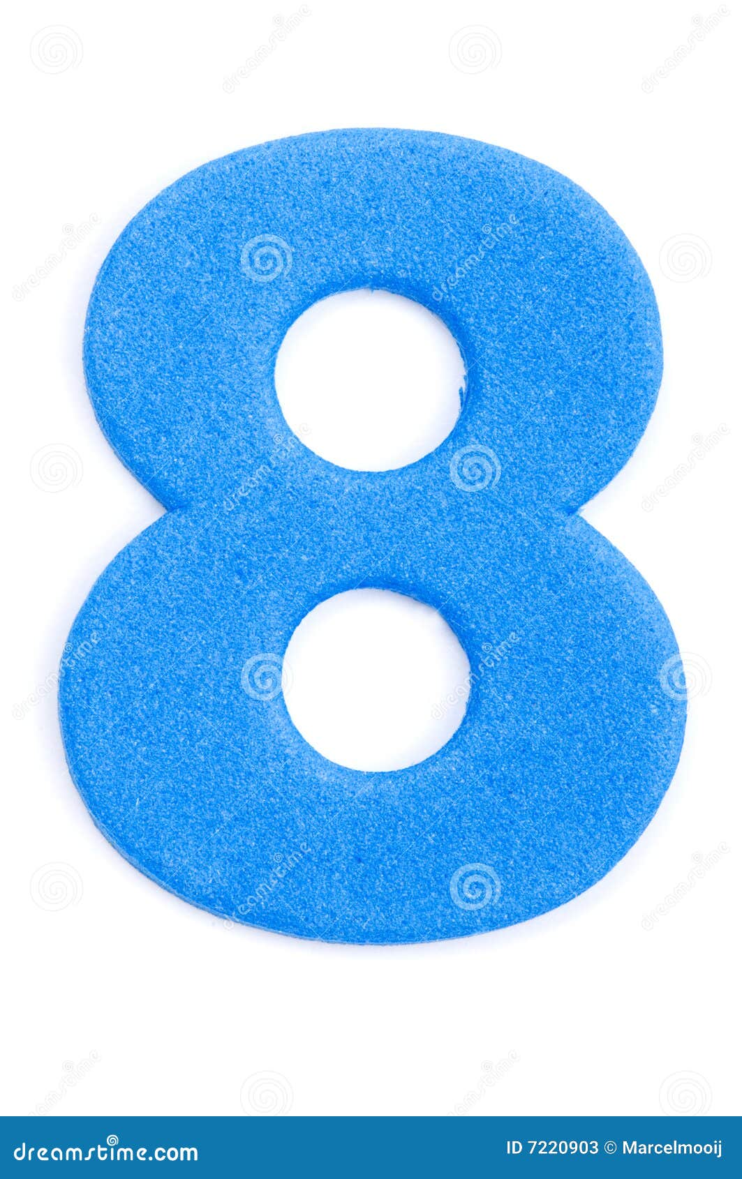 Foam Digit Eight stock image. Image of party, decorative - 7220903