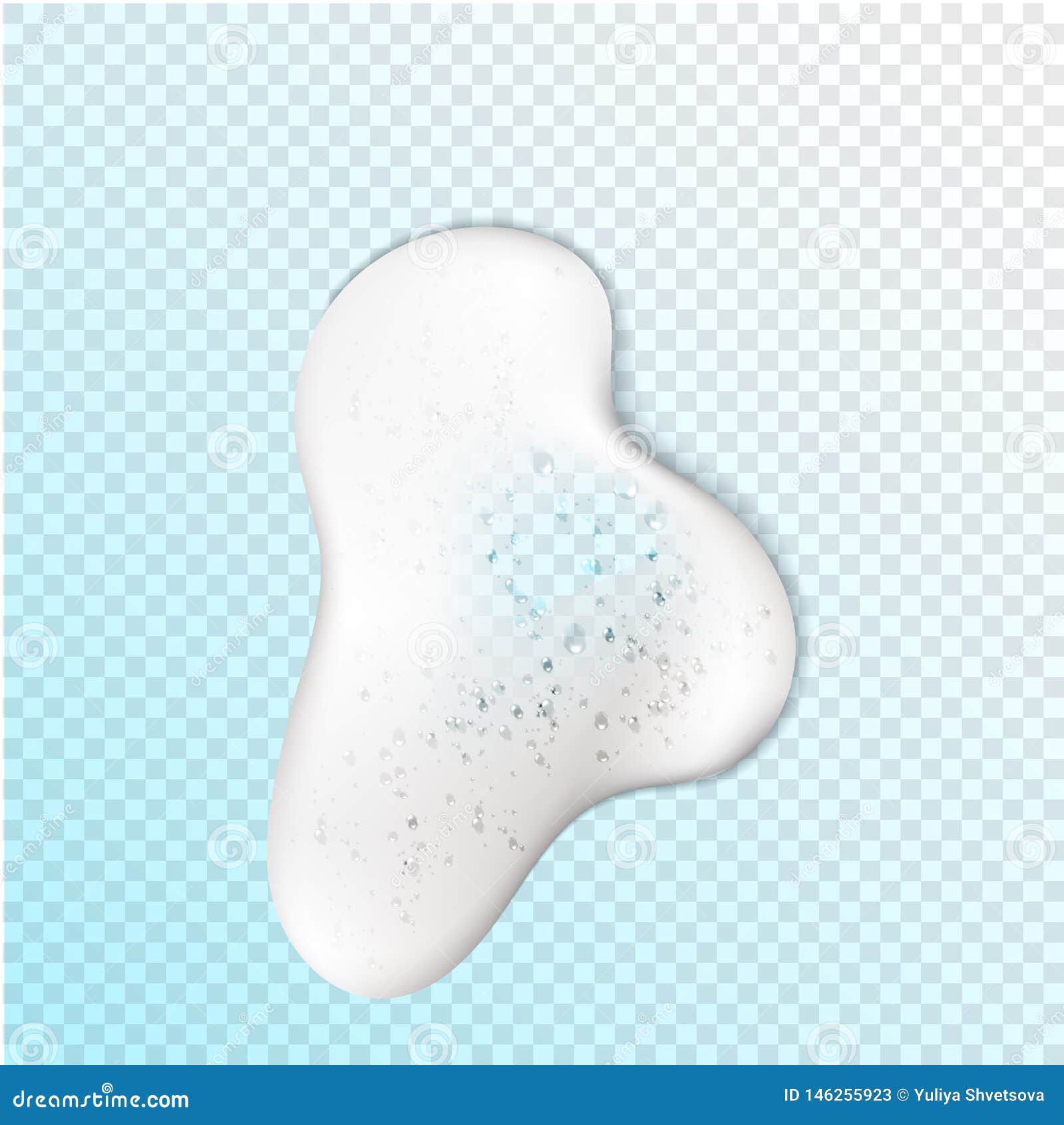 Foam Effect Isolated On Transparent Background. Soap, Gel Or Shampoo ...