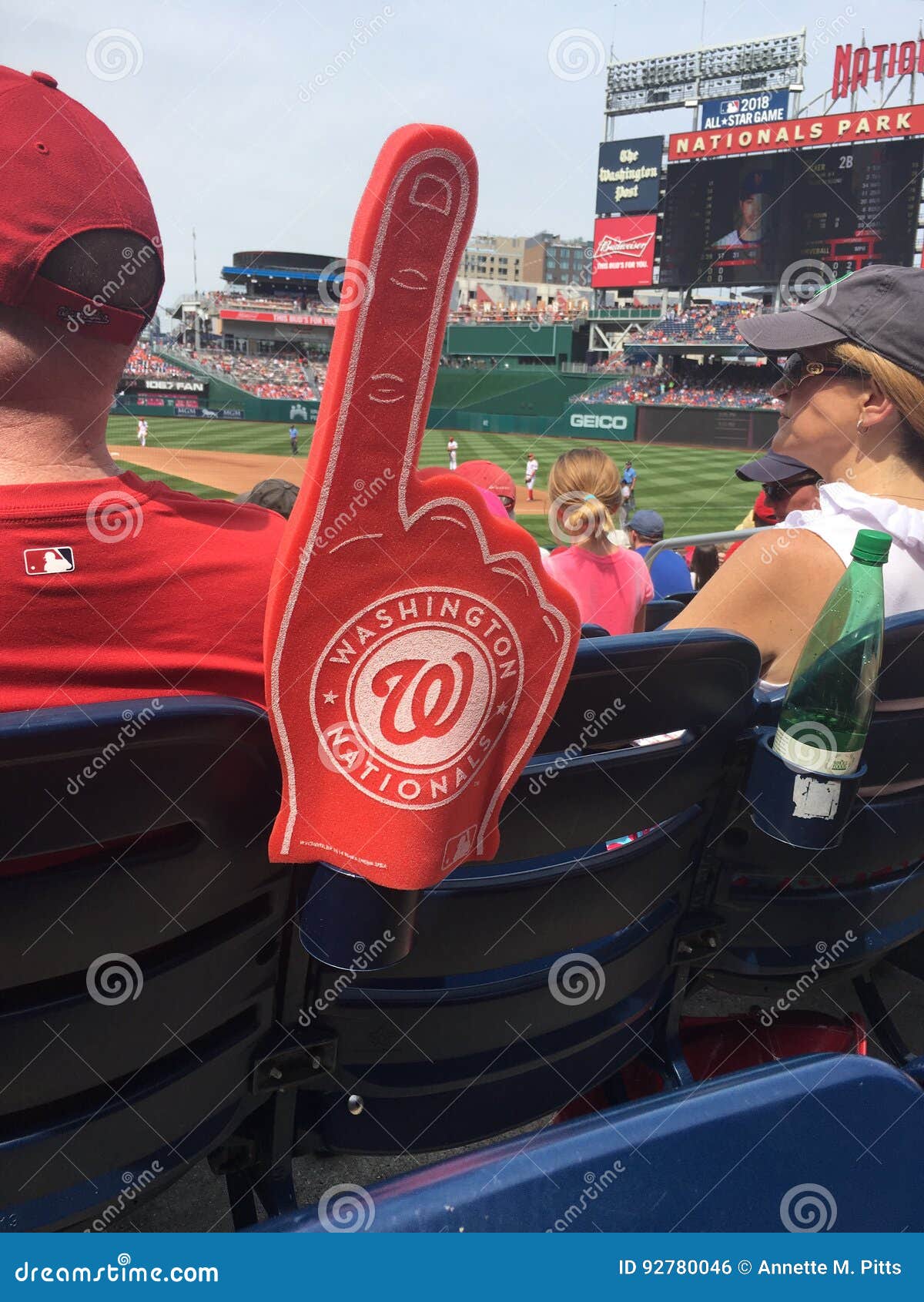 Foam Finger at the Ball Game Editorial Photo - Image of ball, finger ...