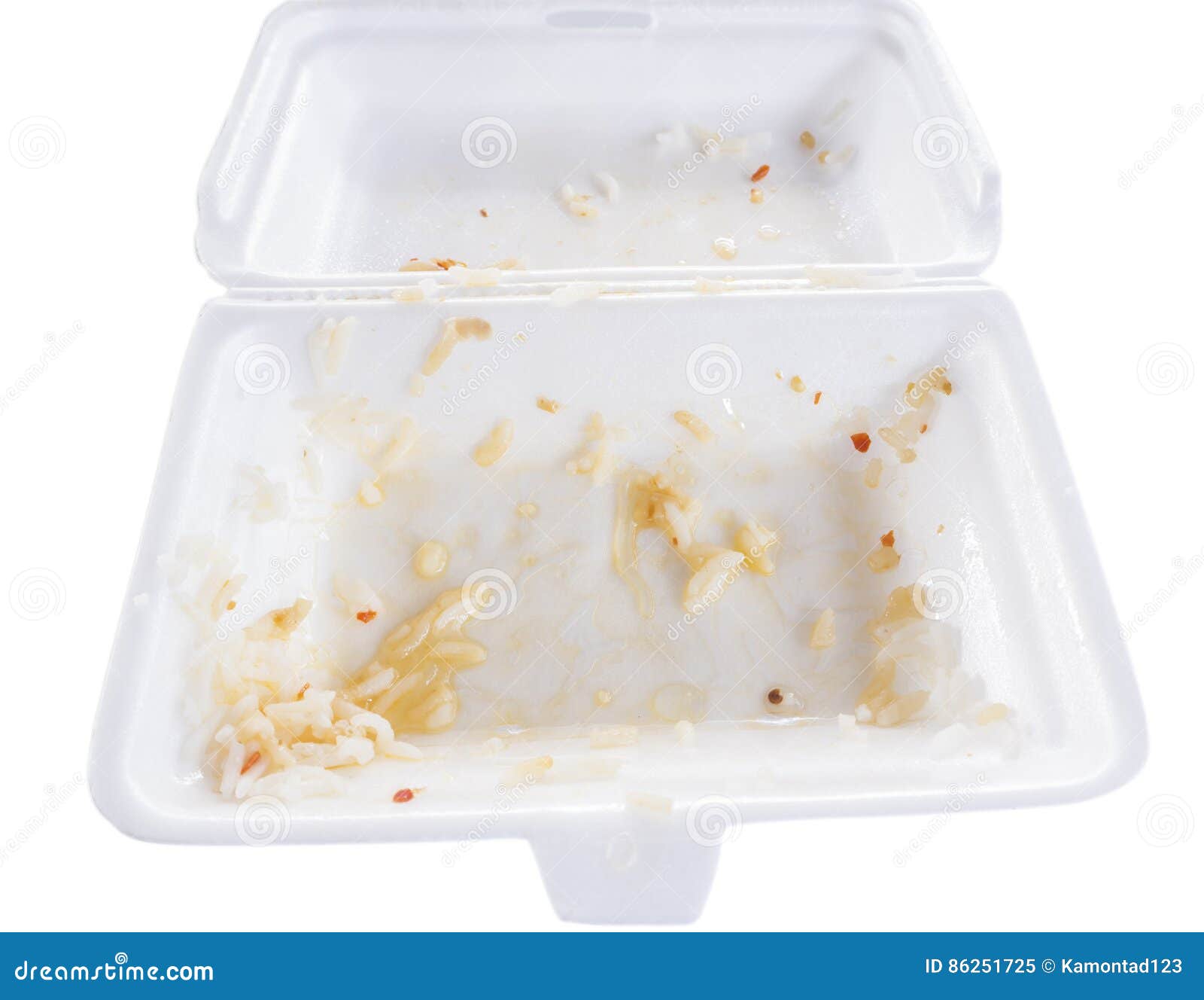Foam food box stock image. Image of stain, background - 86251725