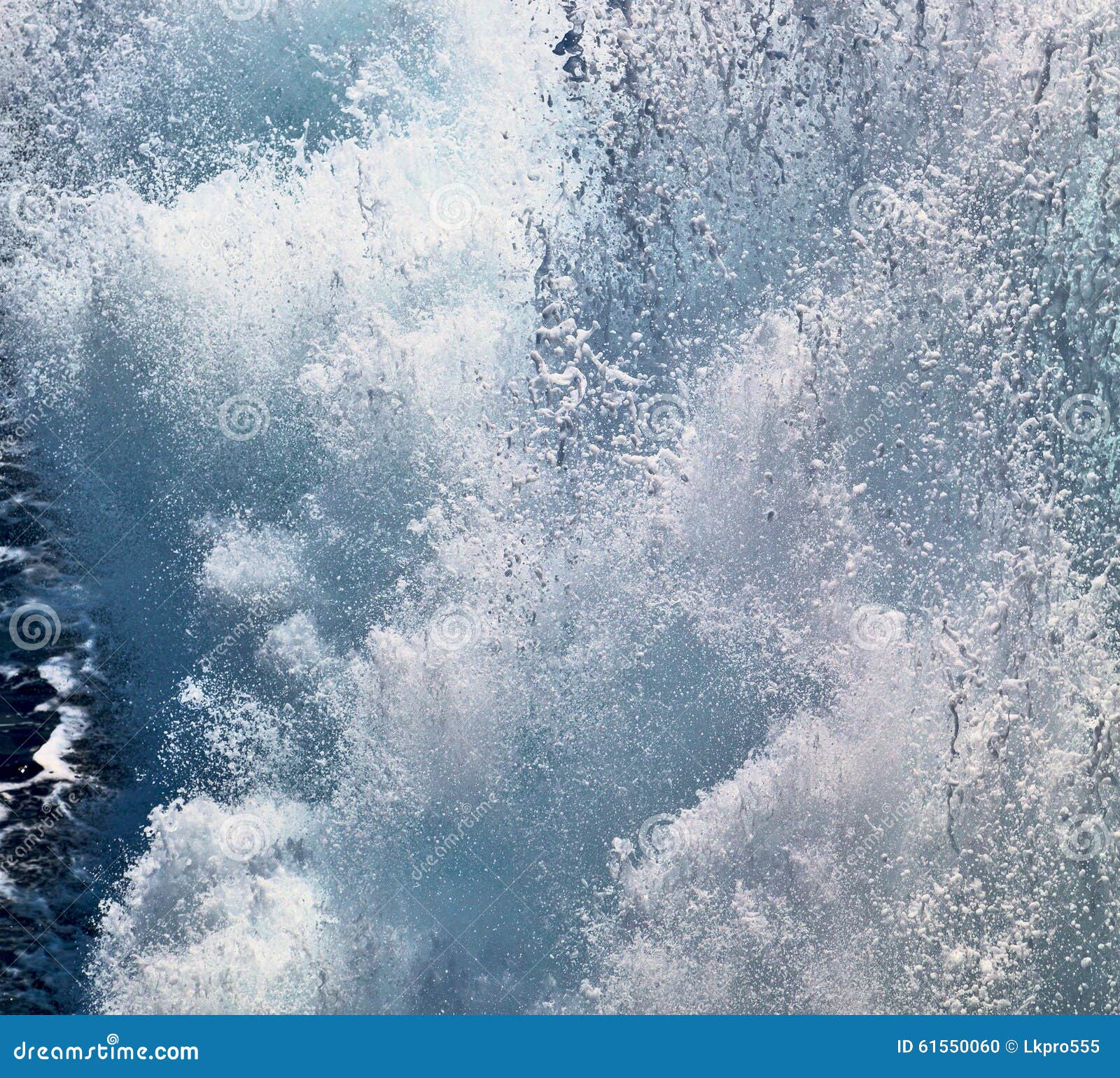 Foam and Froth in the Sea of Mediterranean Greece Stock Photo - Image ...