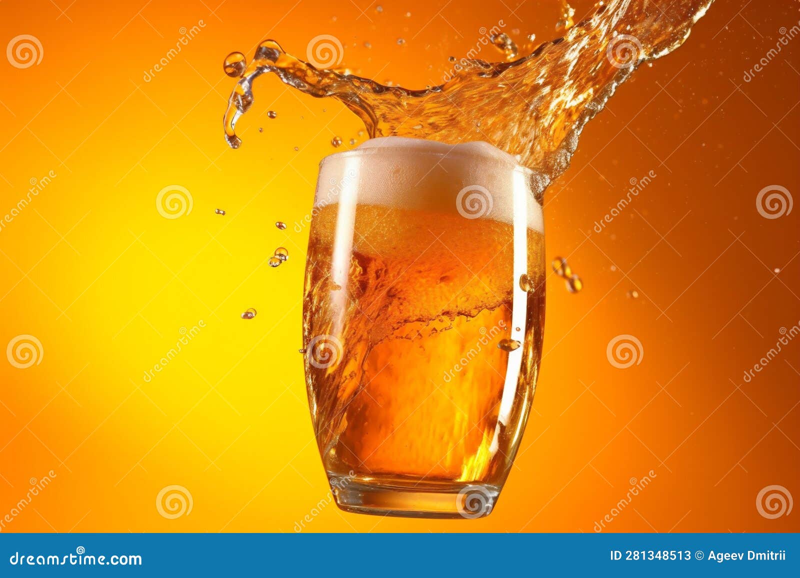 Foam Gradient Beer Splash Alcohol Bubble Drink Spill Cold Glass ...