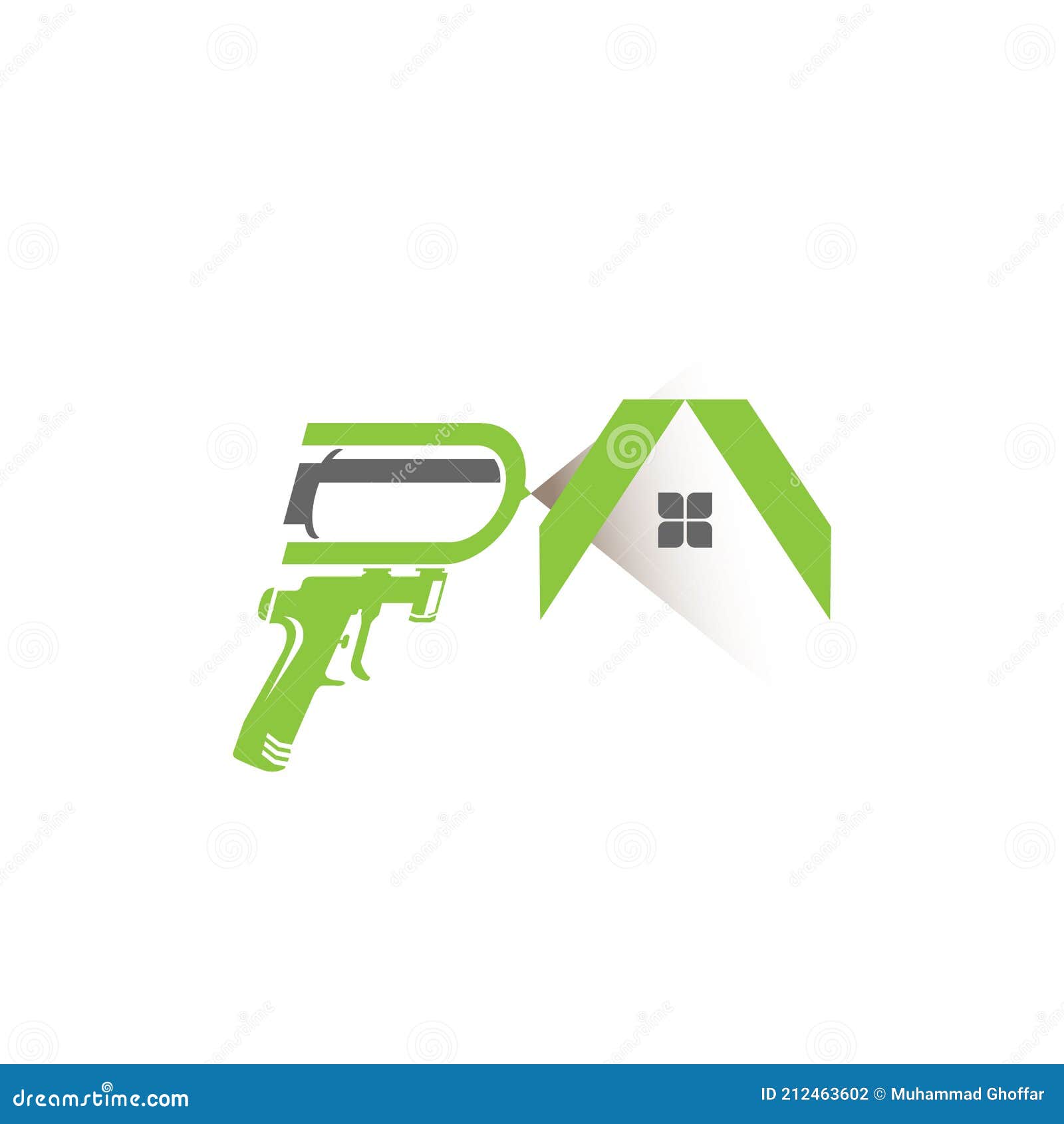 Construction Spray Foam Insulation Logo Element. Vector Illustration of ...