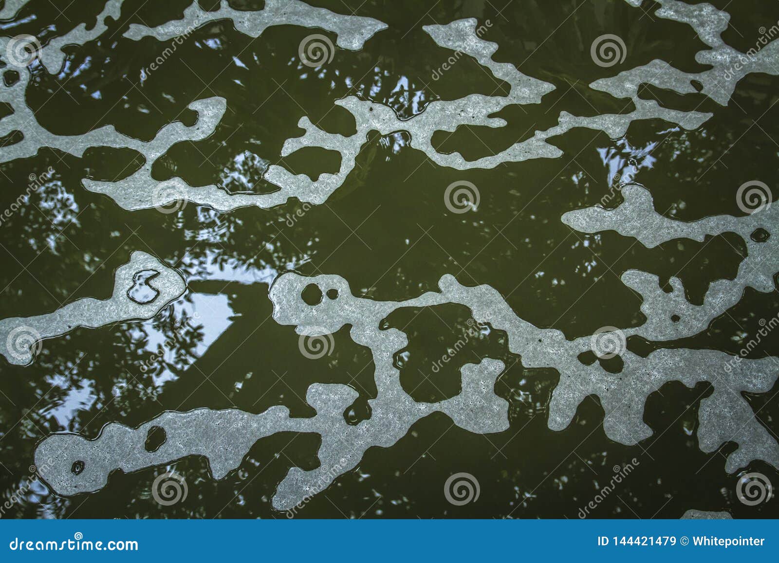 Foam Patterns on the River Water Surface Stock Image - Image of flowing ...