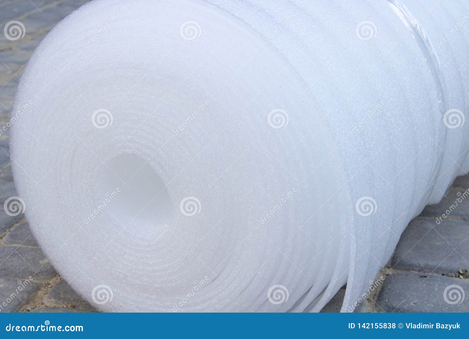 Foam Polyethylene Lining Under Laminate,Close-up of a White Lining on ...