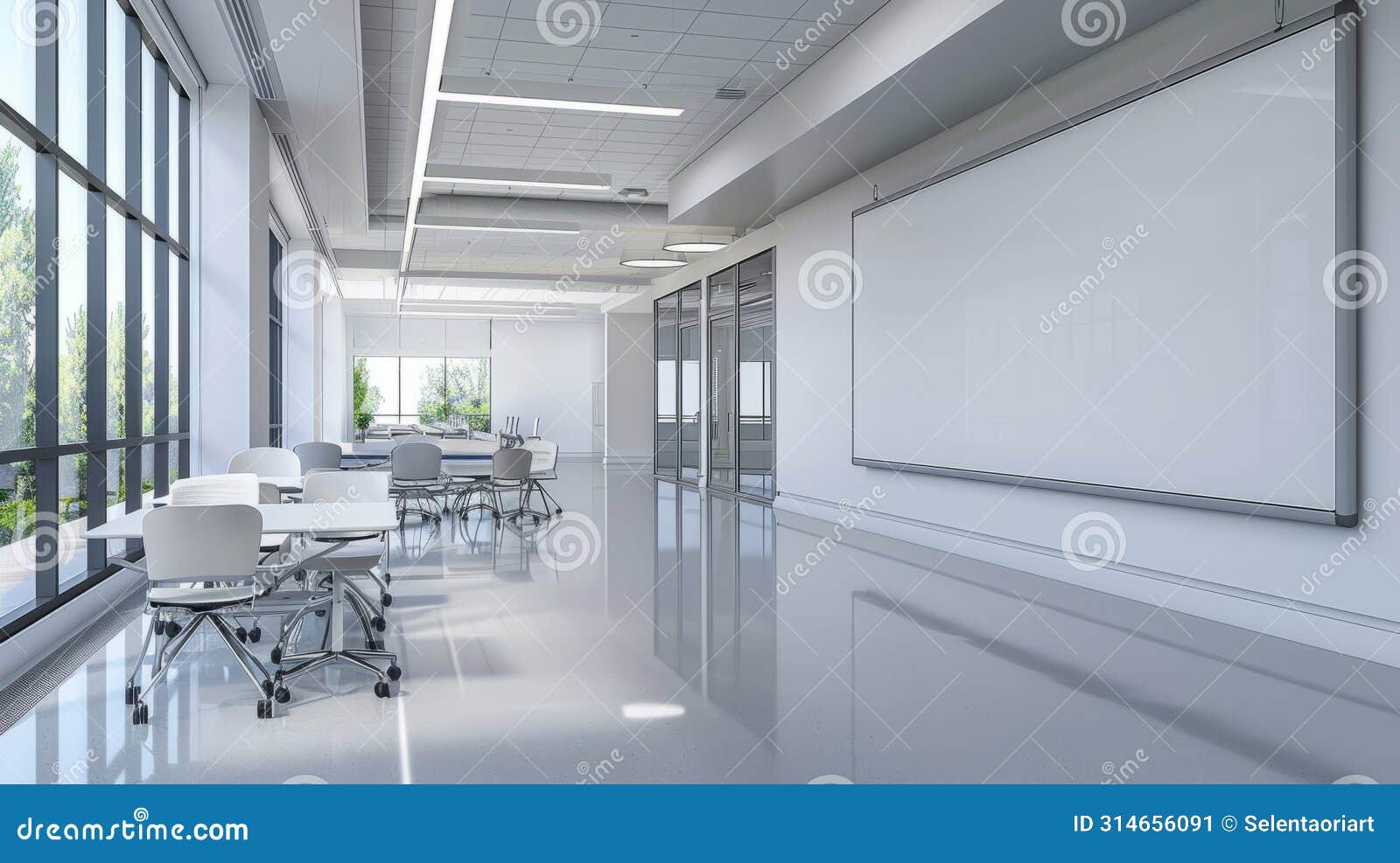 Foam Presentation Boards for Professional Displays Stock Illustration ...