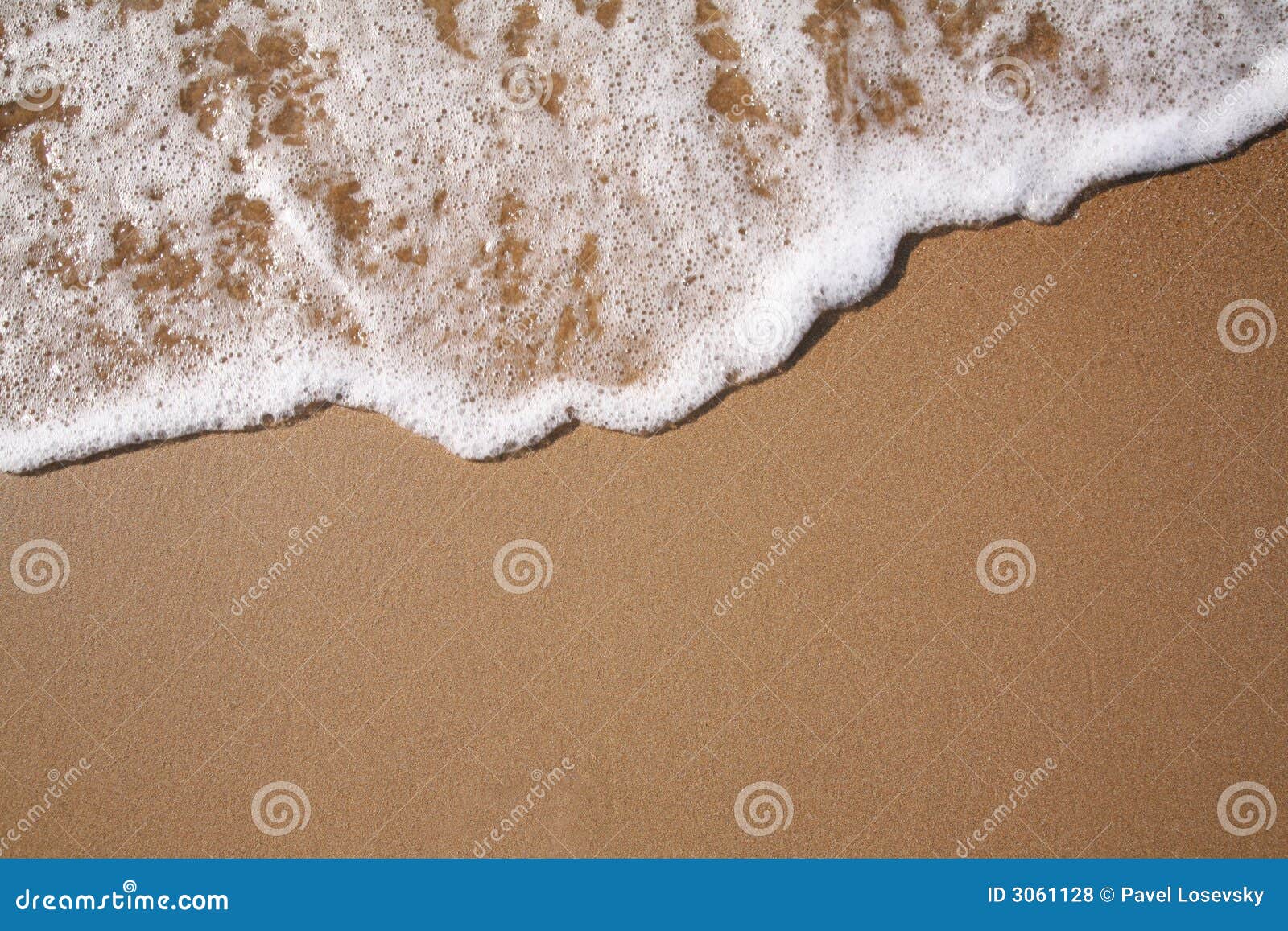 Foam on sand stock photo. Image of relax, resort, blue - 3061128