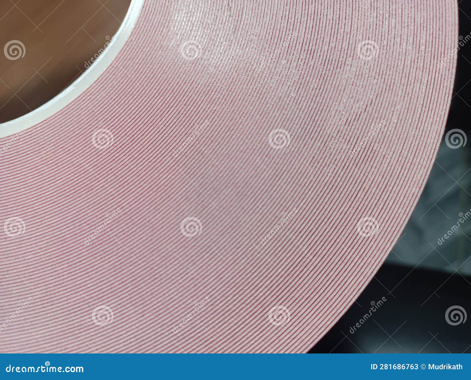 Foam tape roll side view stock image. Image of foam - 281686763