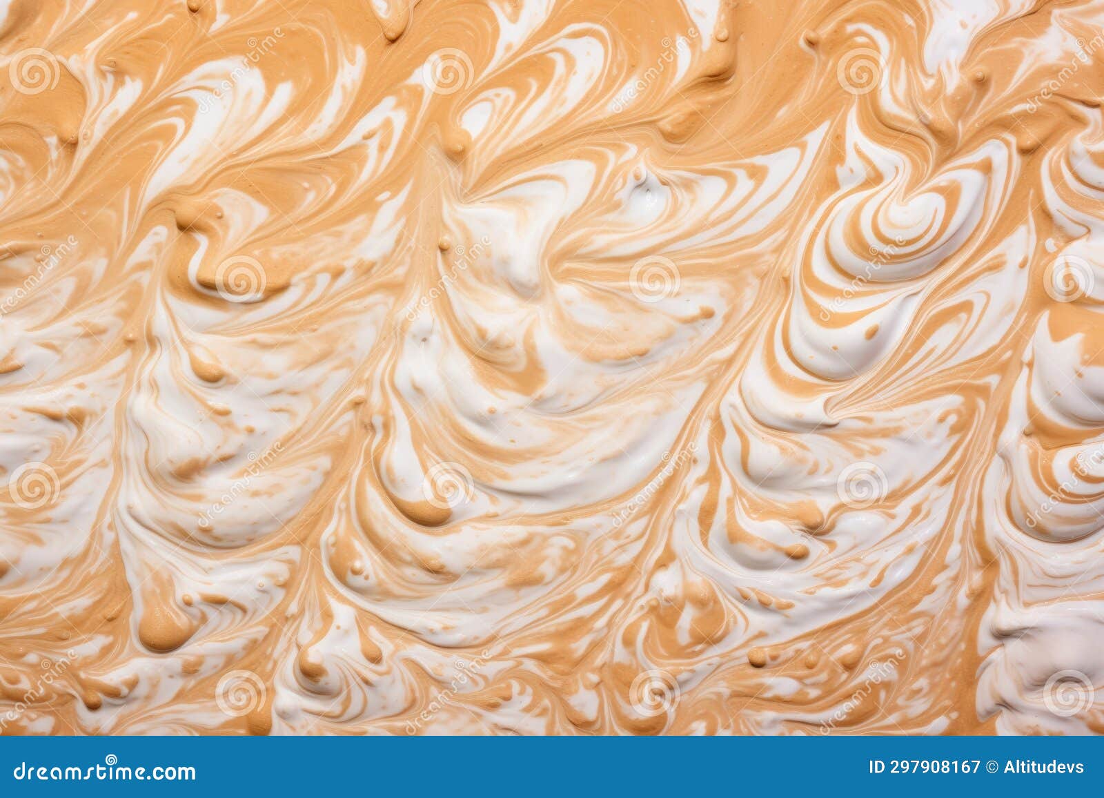 Foam Texture of a Freshly Poured Latte Stock Image - Image of cafe ...
