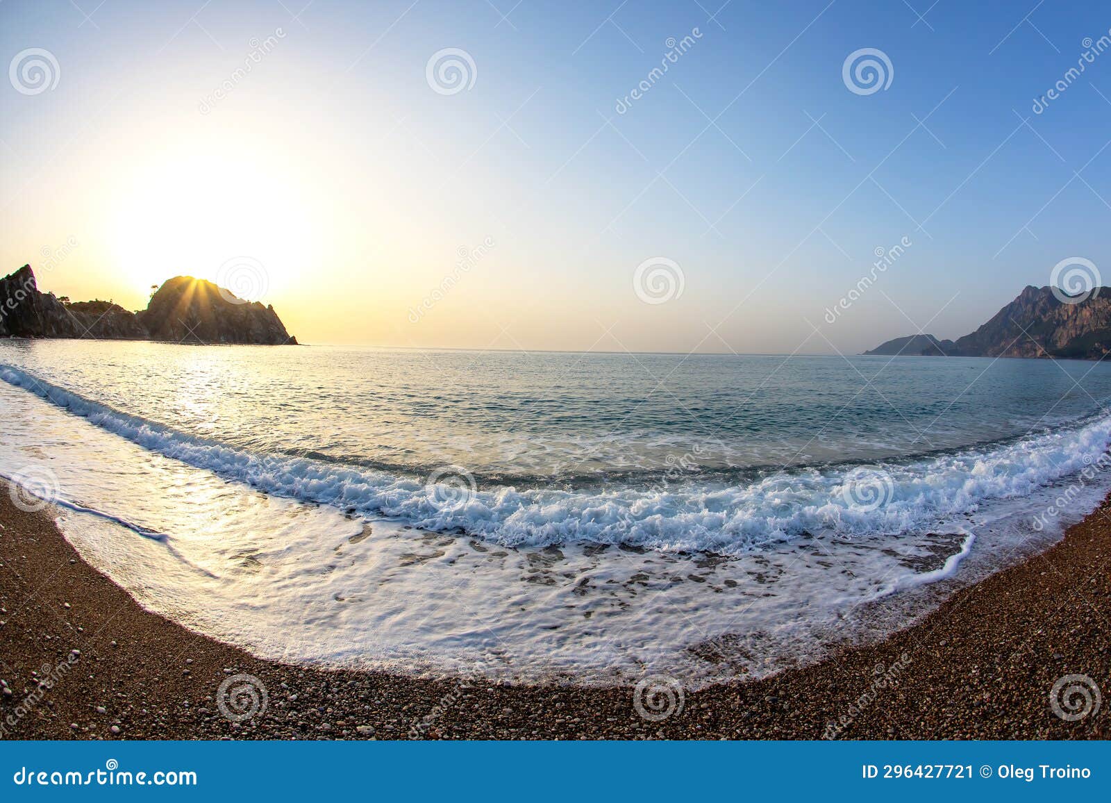 Foam Wave on the Beach at Dawn Stock Image - Image of ocean, abstract ...
