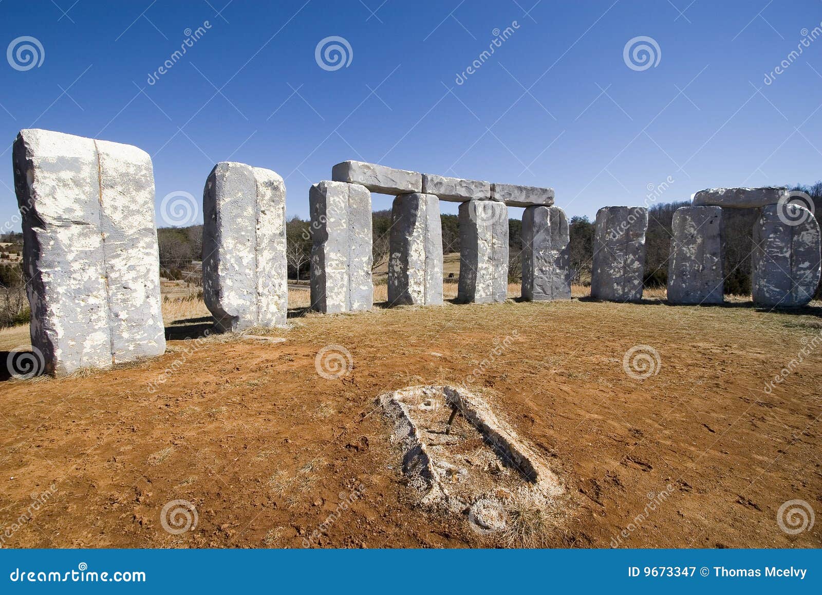 Foamhenge stock image. Image of copy, replica, dirt, stonehenge - 9673347