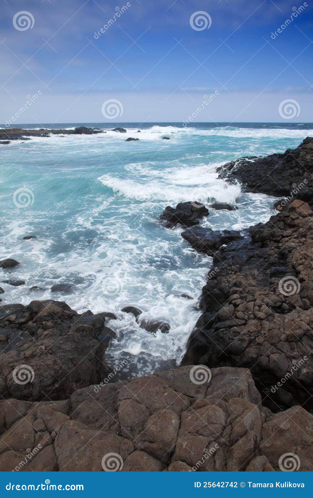 Foaming ocean stock photo. Image of beautiful, nature - 25642742