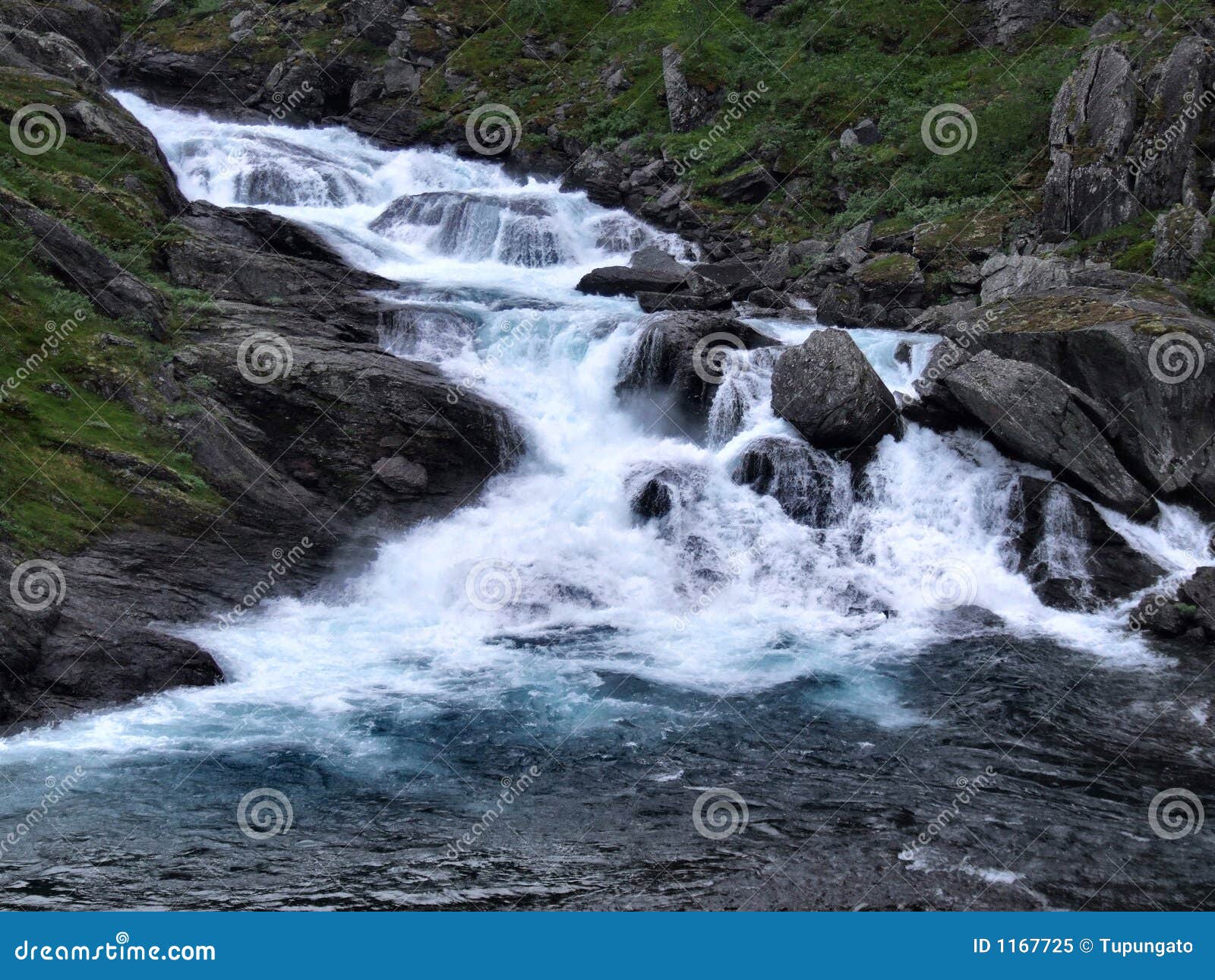 Foaming and powerful river stock image. Image of park - 1167725
