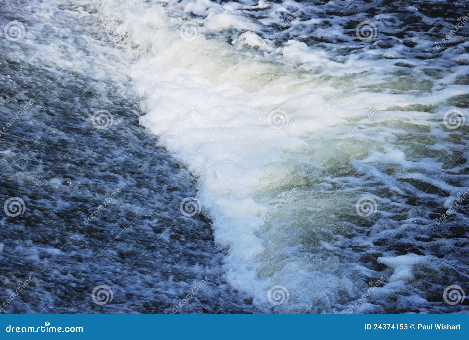 Foaming water stock image. Image of closeup, foam, blue - 24374153