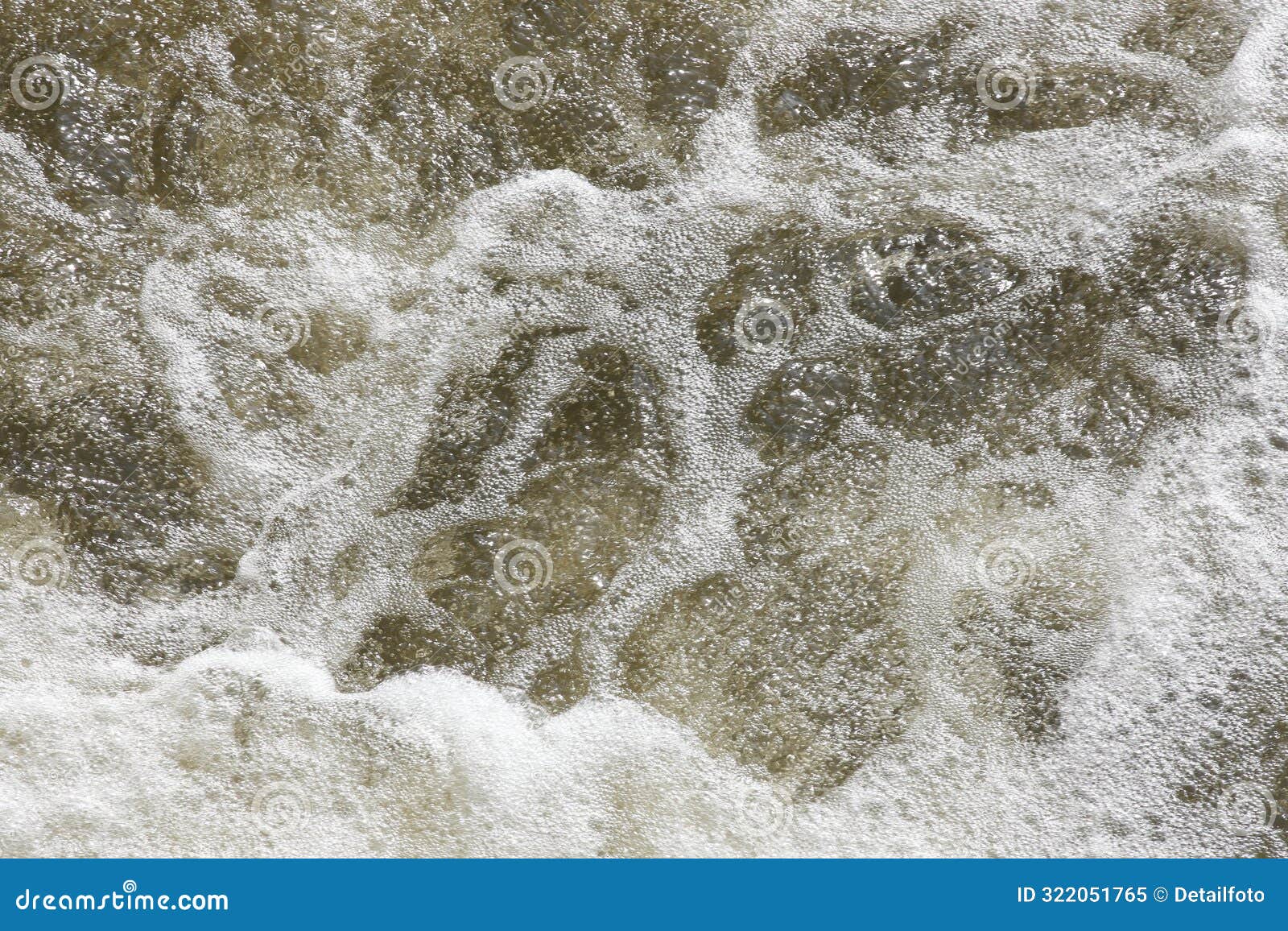 Foaming water in a river stock image. Image of texture - 322051765