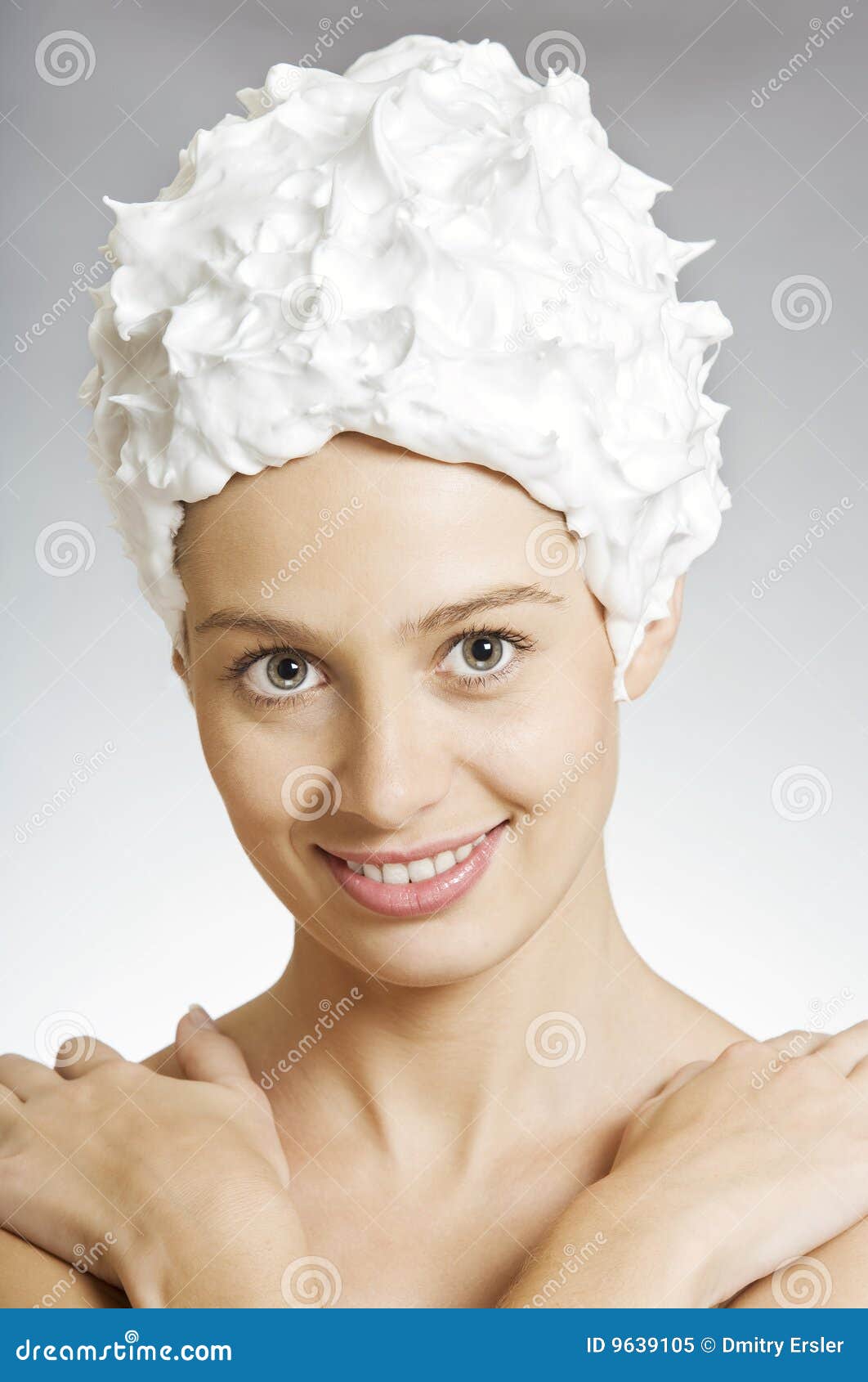 Foamy head stock image. Image of beautiful, girl, froth - 9639105