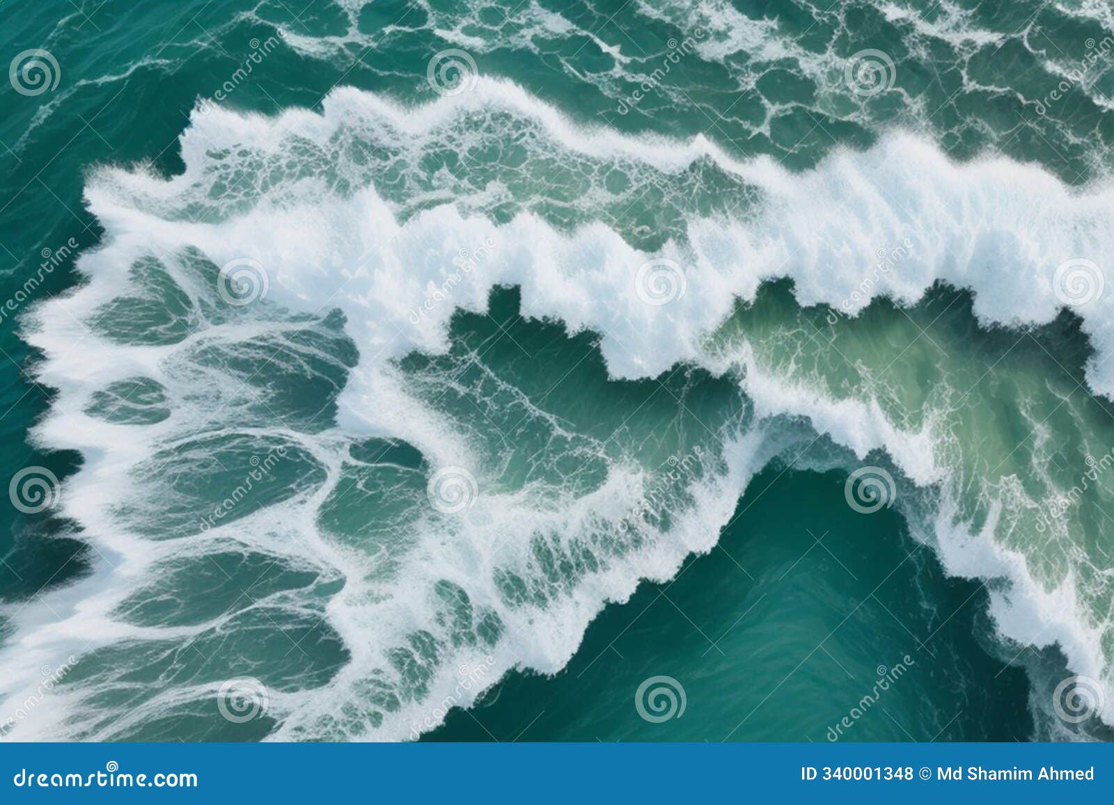 Foamy Water Top View Ai Generated Stock Illustration - Illustration of ...