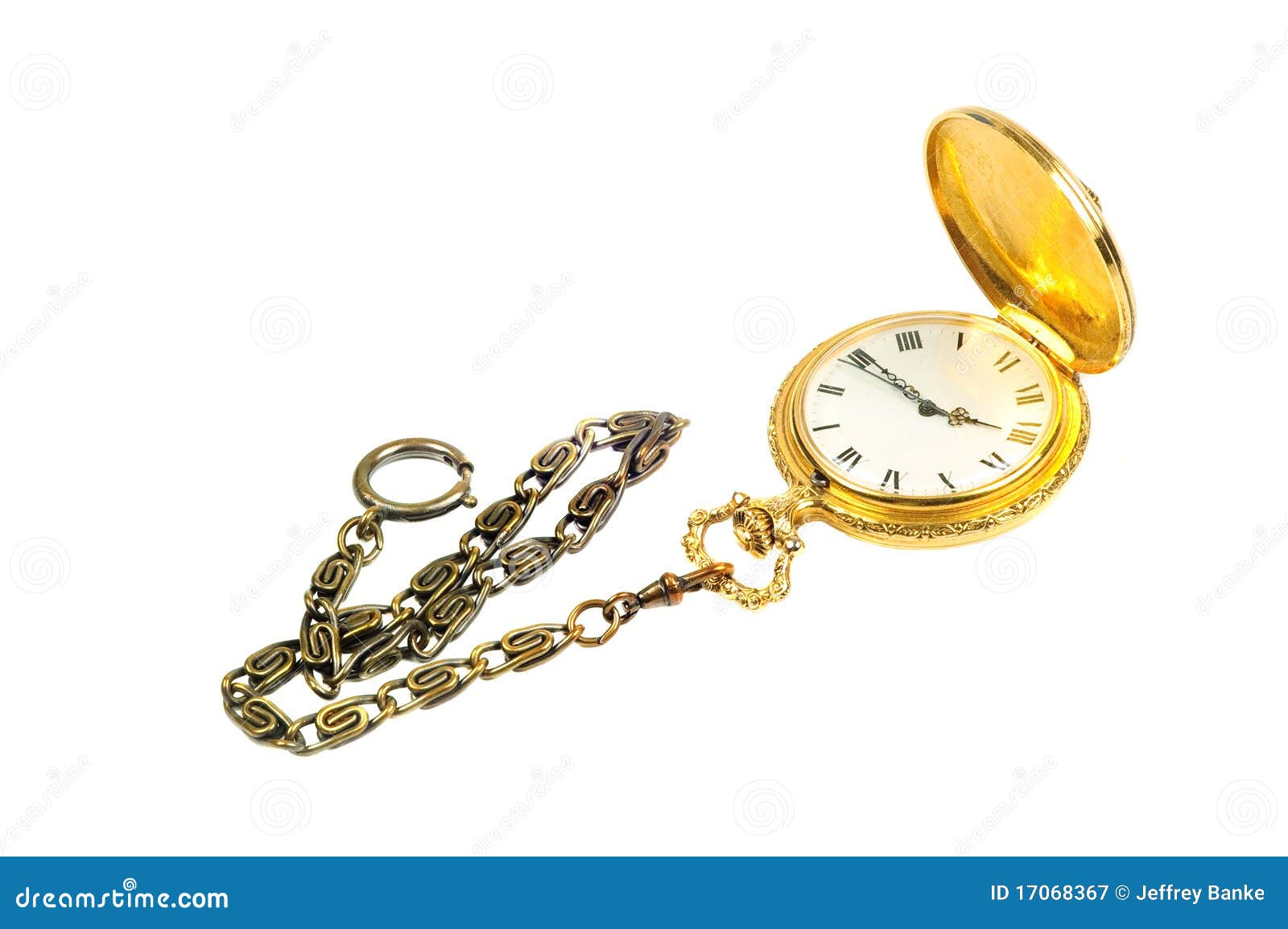 Fob watch stock image. Image of gold, efficient, numbers - 17068367