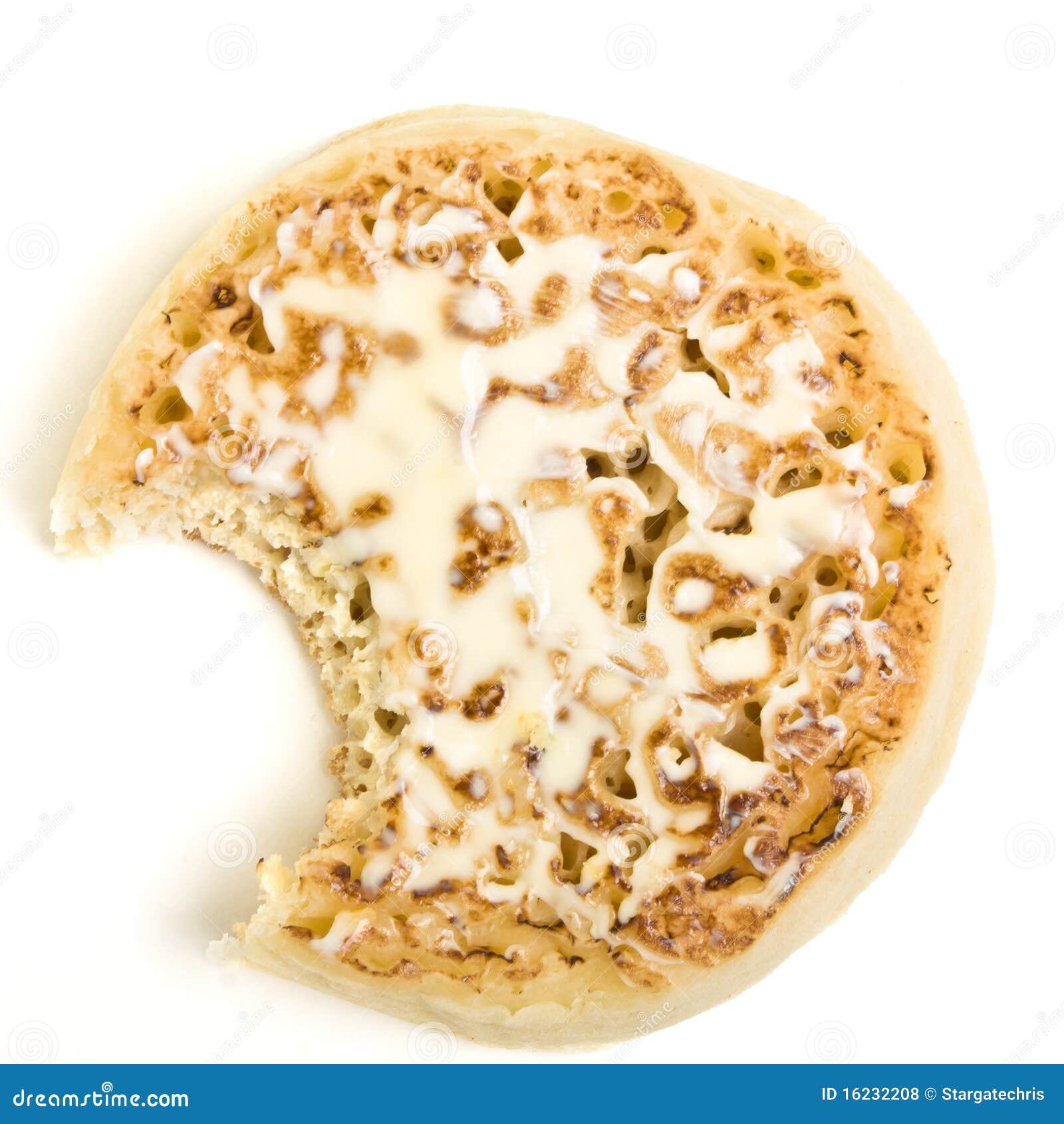 Focaccina imburrata fotografia stock. Immagine di caldo - 16232208