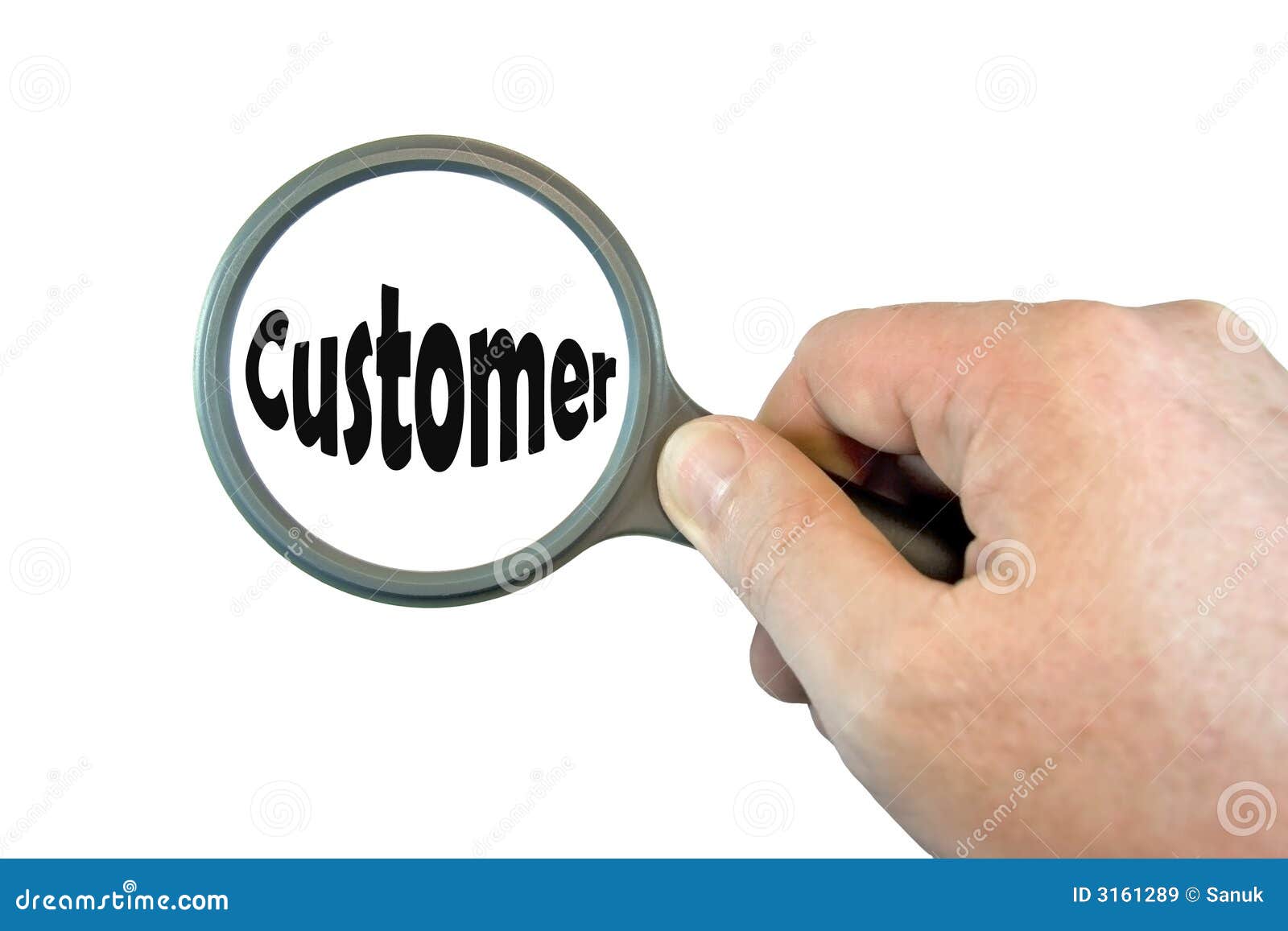 Foco no cliente imagem de stock. Imagem de resposta, vidro - 3161289