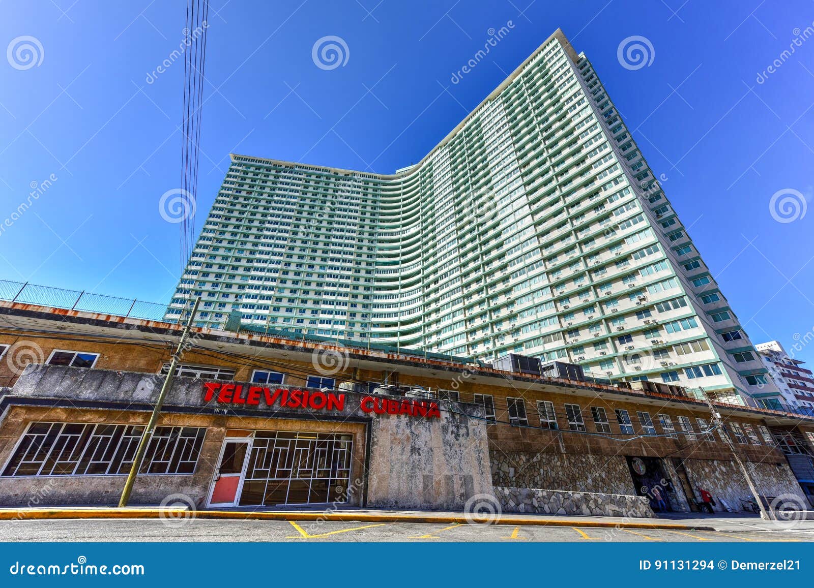 FOCSA Building - Havana, Cuba Editorial Stock Image - Image of american ...