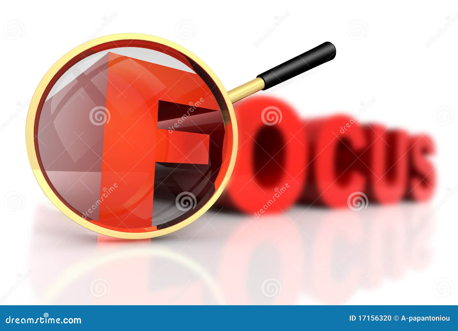 Focus stock illustration. Illustration of magnifying - 17156320