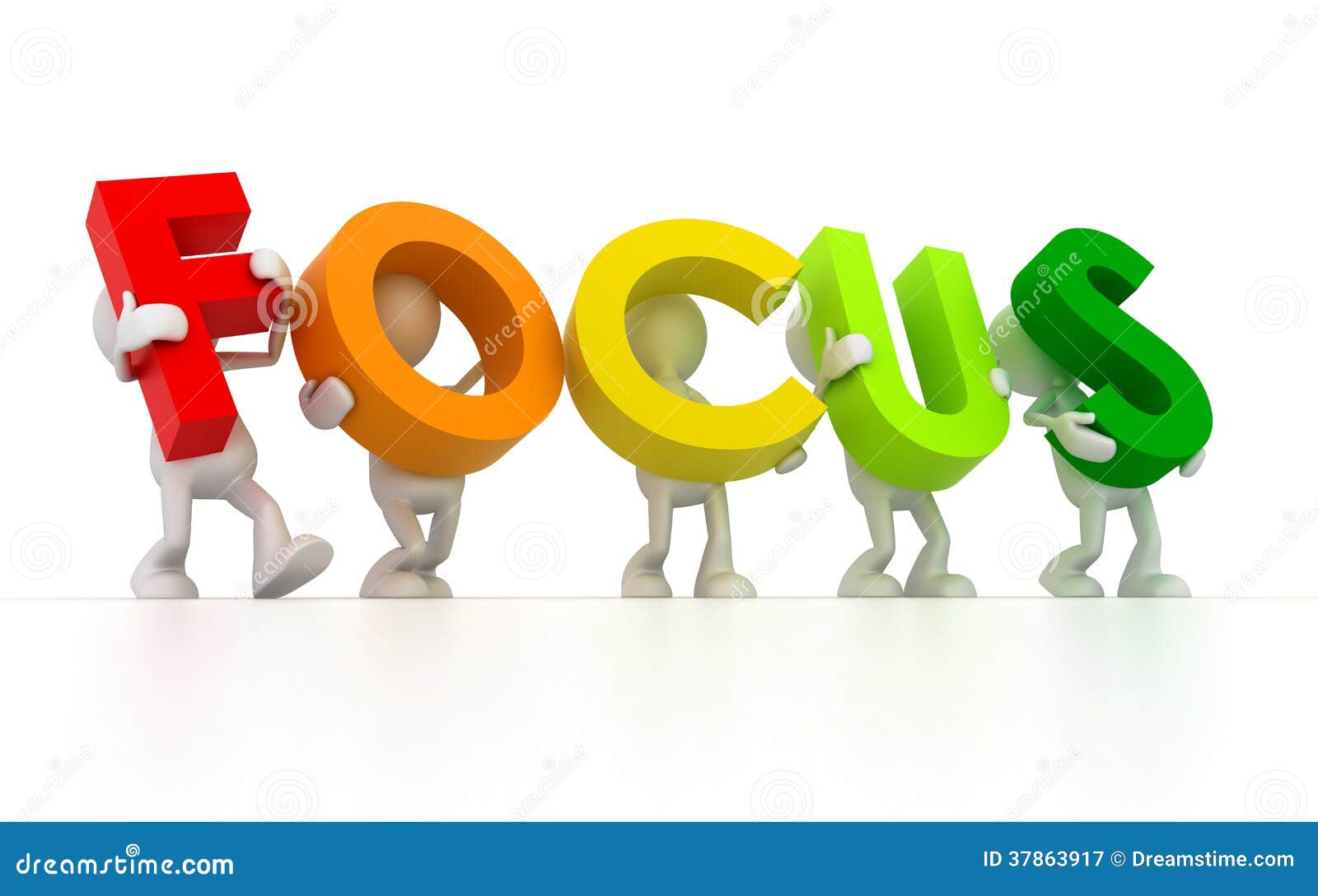 Focus stock illustration. Illustration of character, figure - 37863917