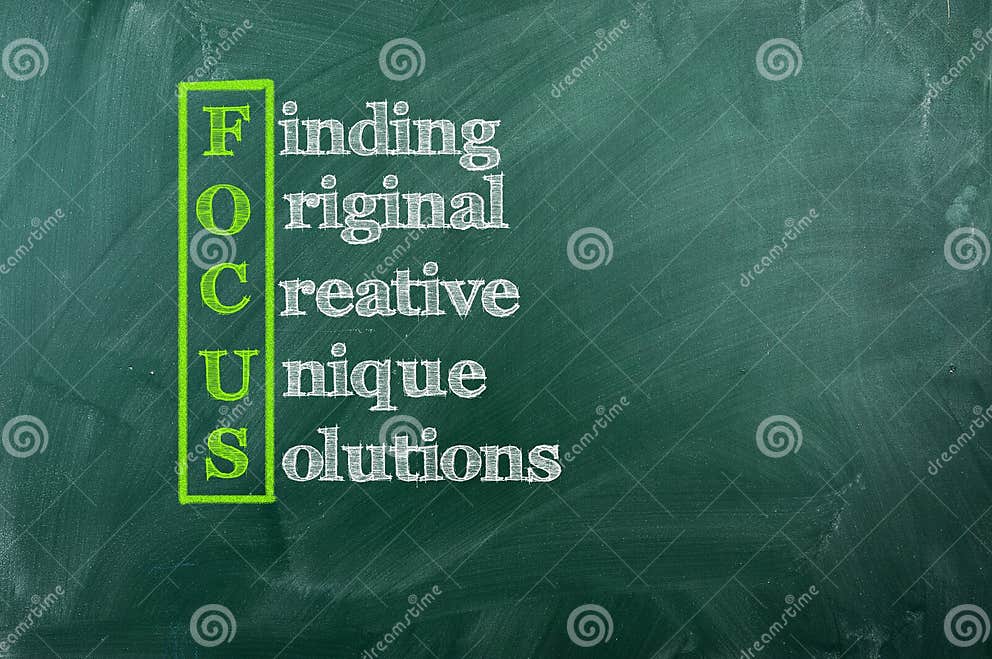 Focus acronym stock photo. Image of business, service - 25682178