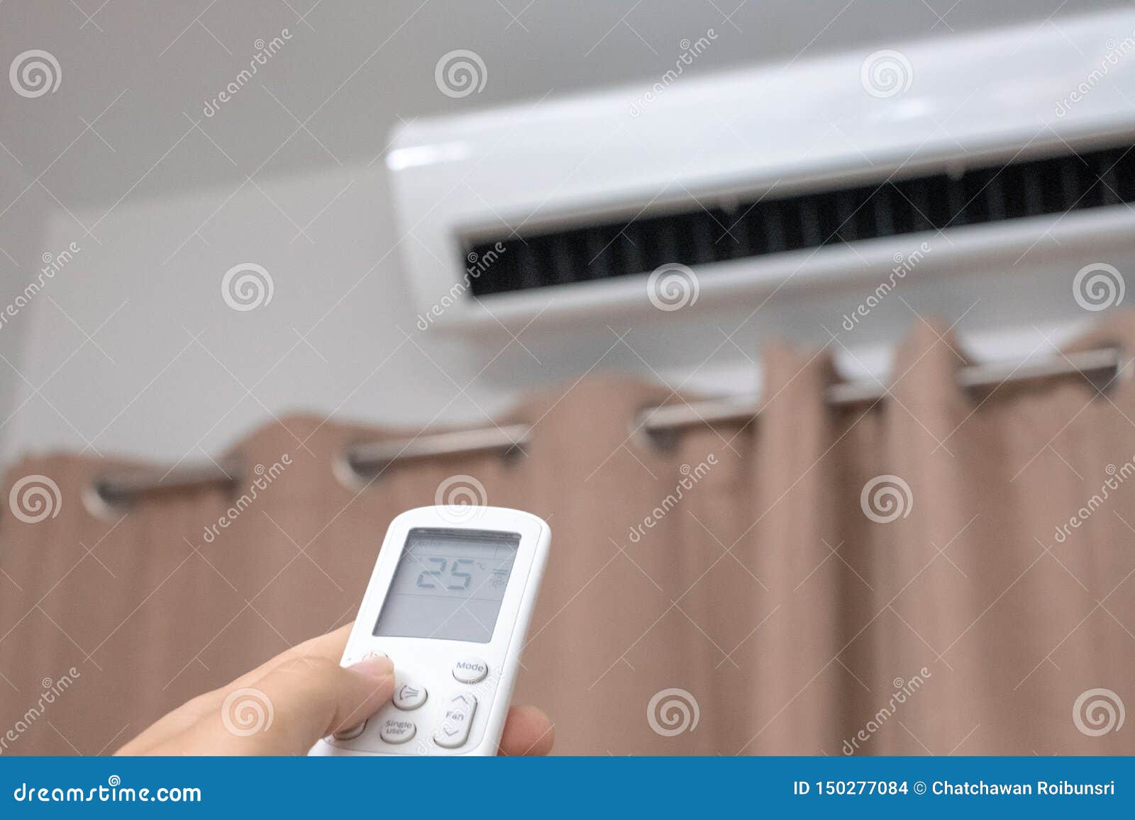 Turn On The Air Conditioner. Set The Temperature On The Air Conditioner ...