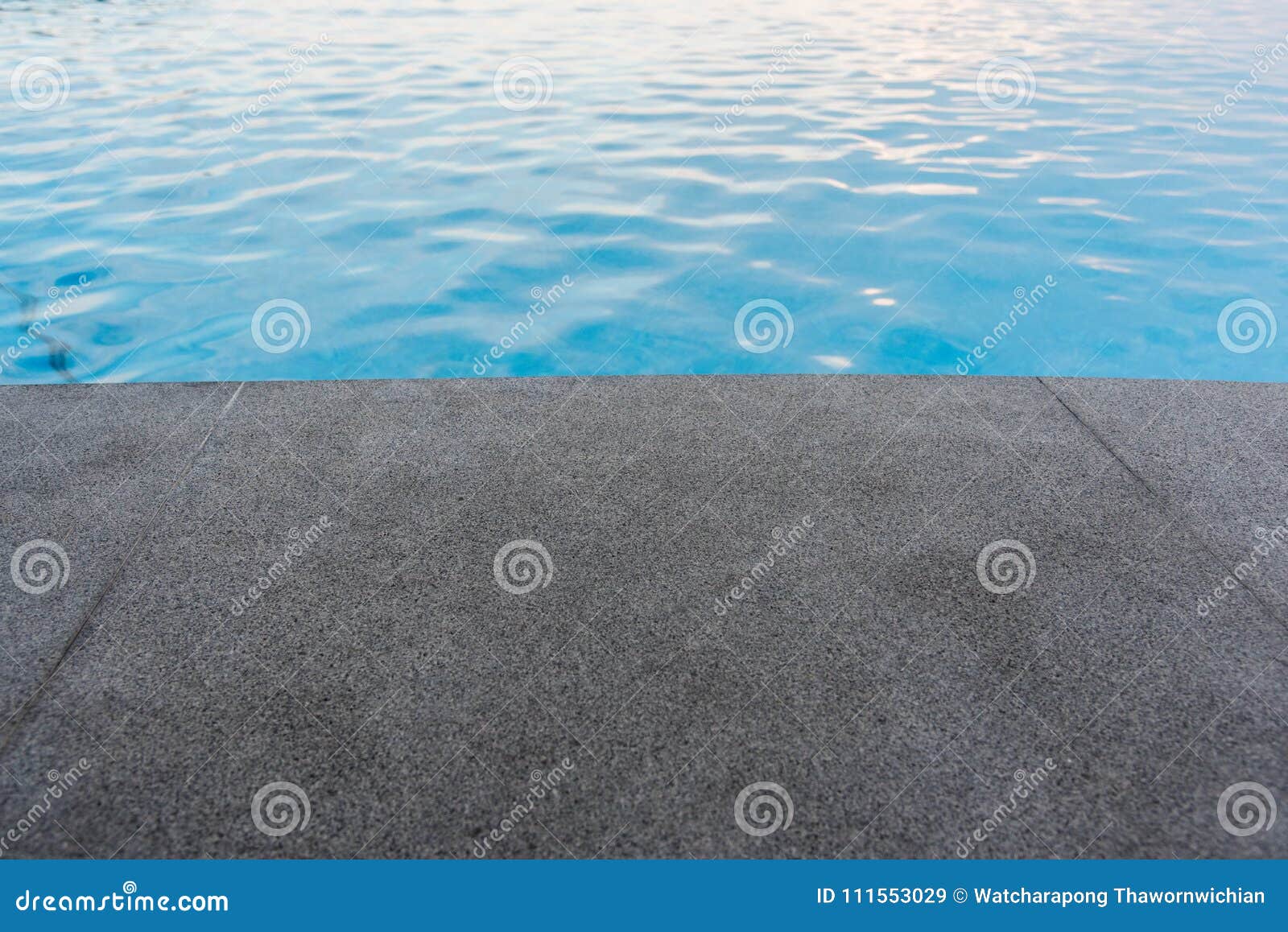 Black Granite Stone Pool Edge Stock Image - Image of horizontal ...