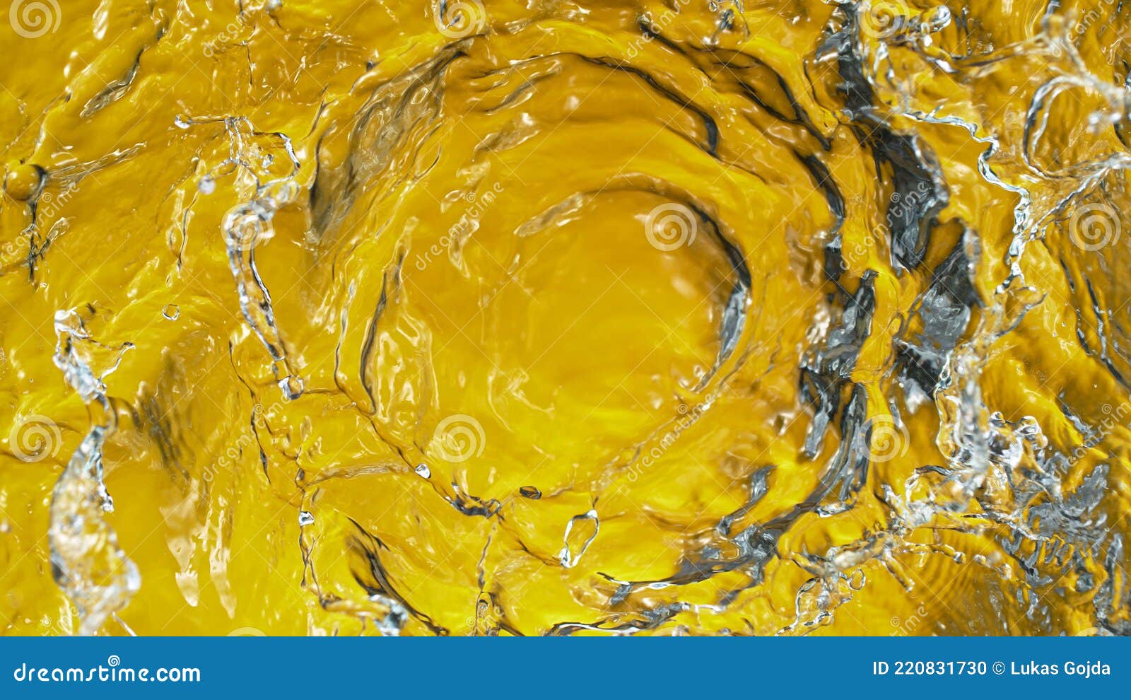Focus Boiling Yellow Oil Spread Widely Stock Photo - Image of texture ...