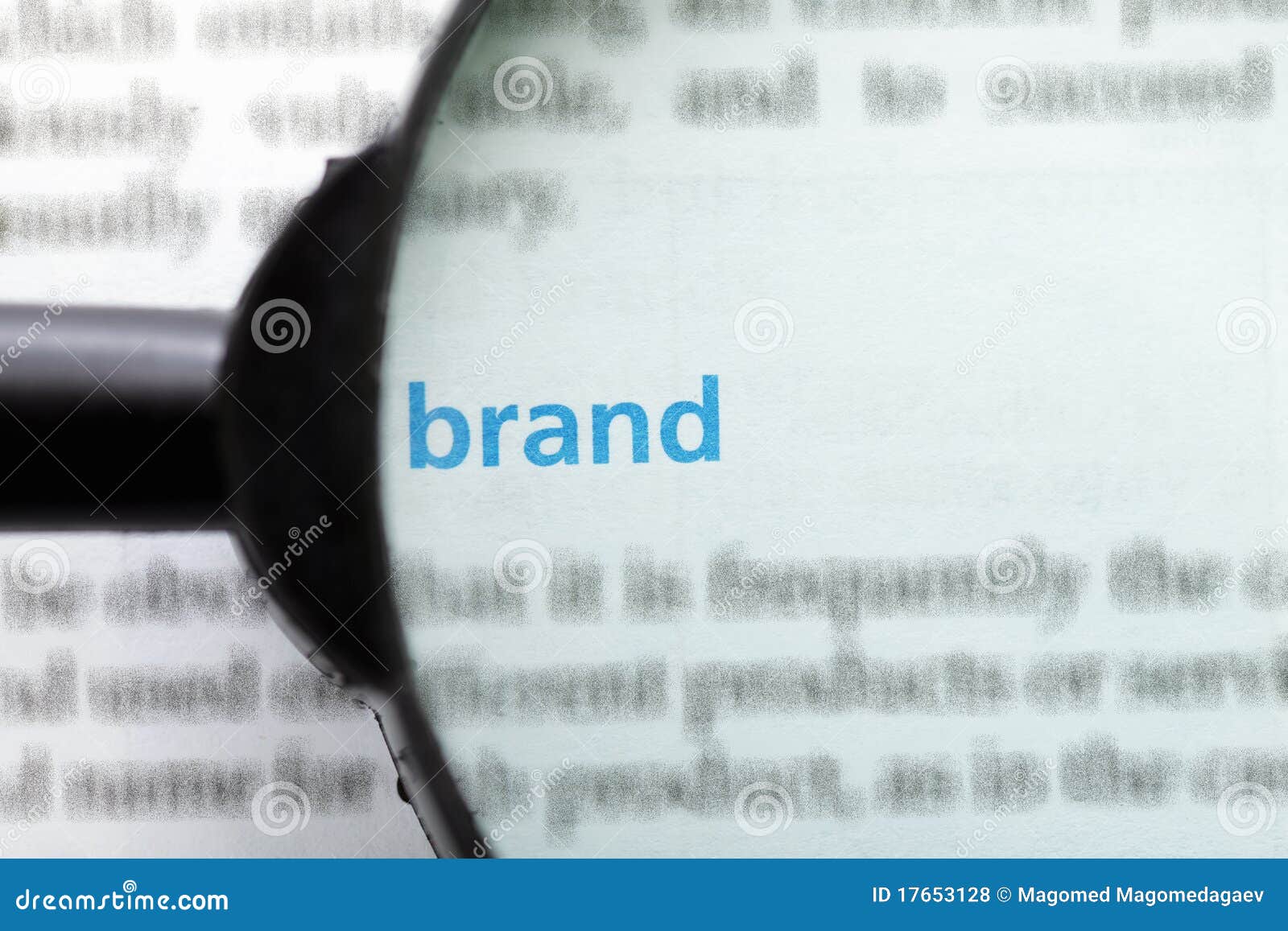 Focus on brand stock photo. Image of word, letters, horizontal - 17653128